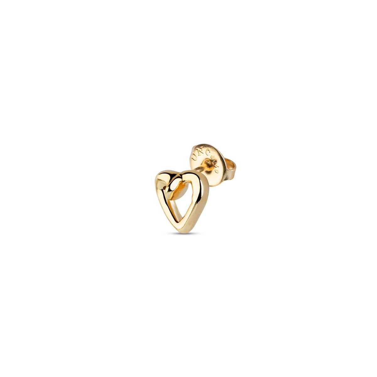 Click here for UNOde50 Metal Nailed Heart Shaped Snap Earrings -... prices