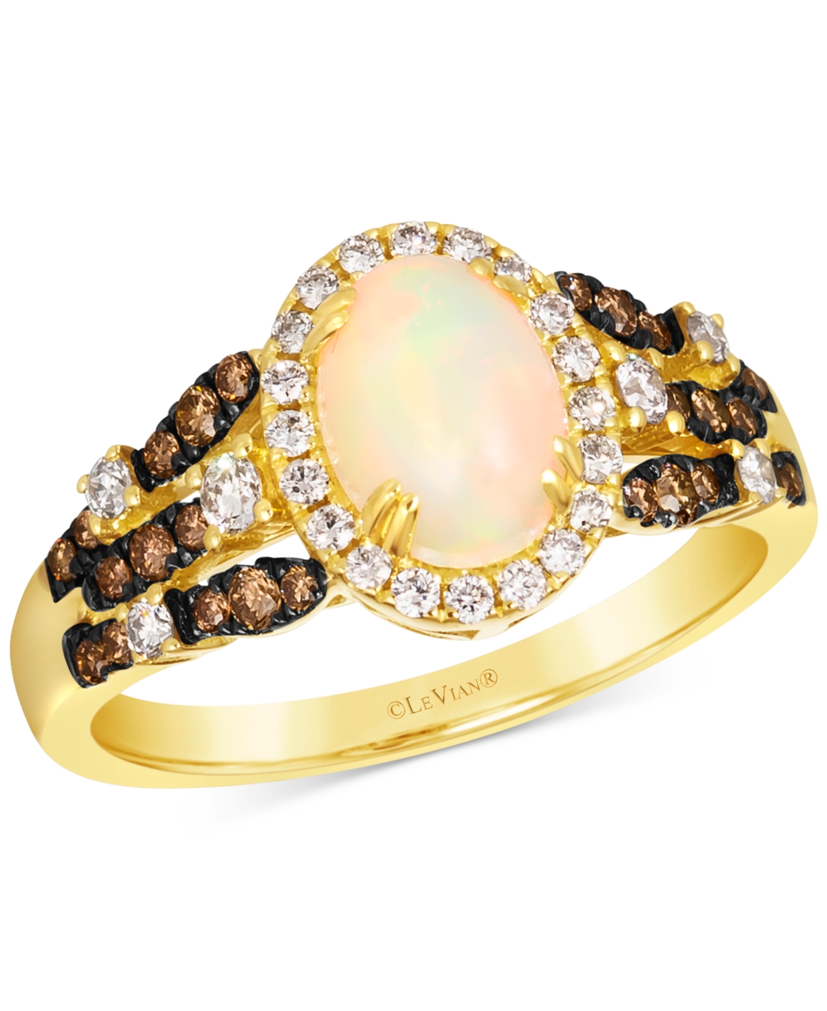 Click here for Le Vian Opal (5/8 ct. t.w.) & Diamond (1/2 ct. t.w... prices