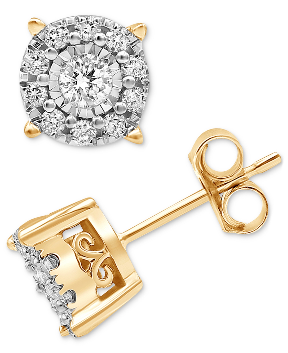 Click here for Diamond Stud Earrings (1/3 ct. t.w.) in 14K White... prices