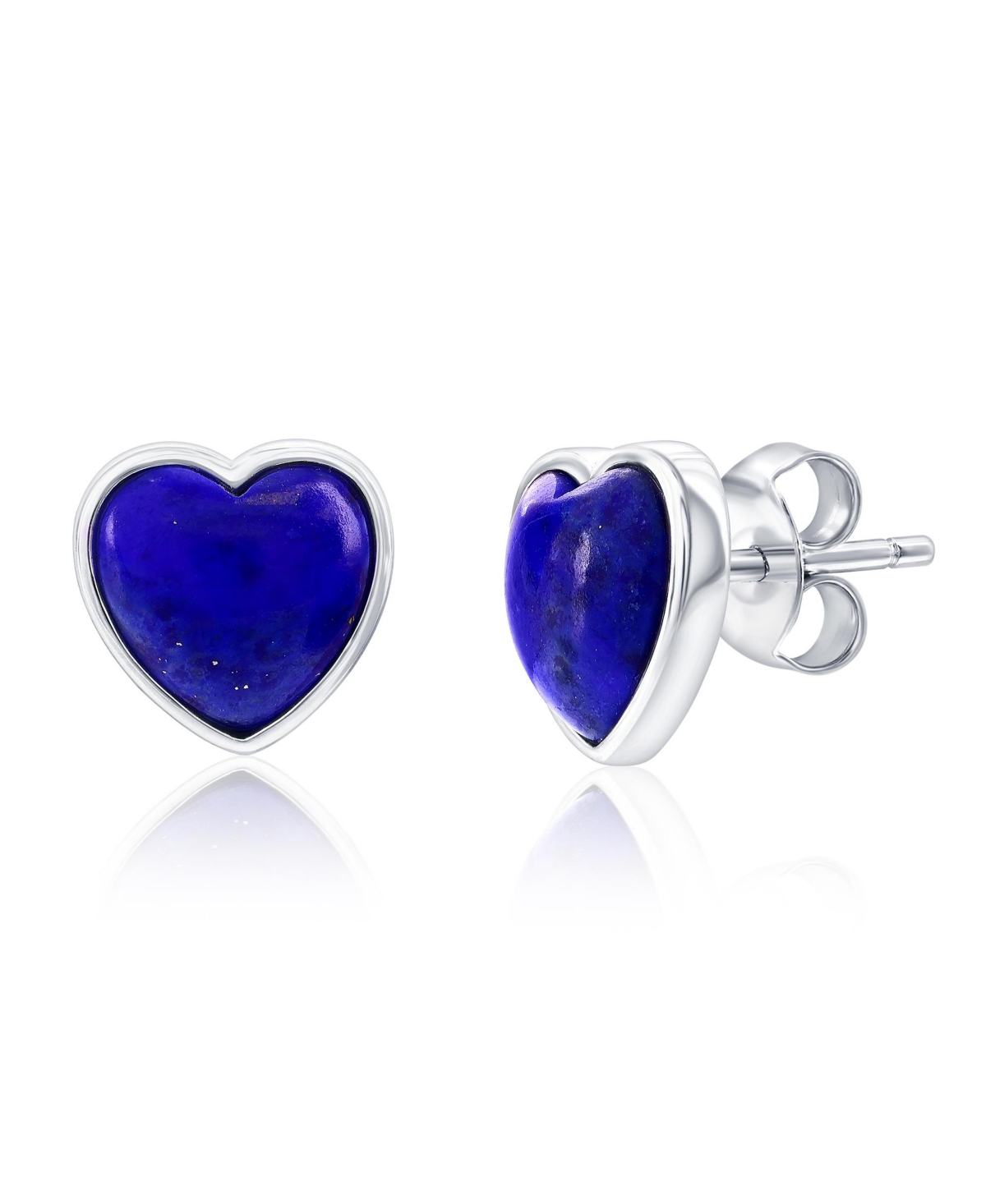 Click here for Caribbean Treasures Sterling Silver  Bezel-Set Hea... prices