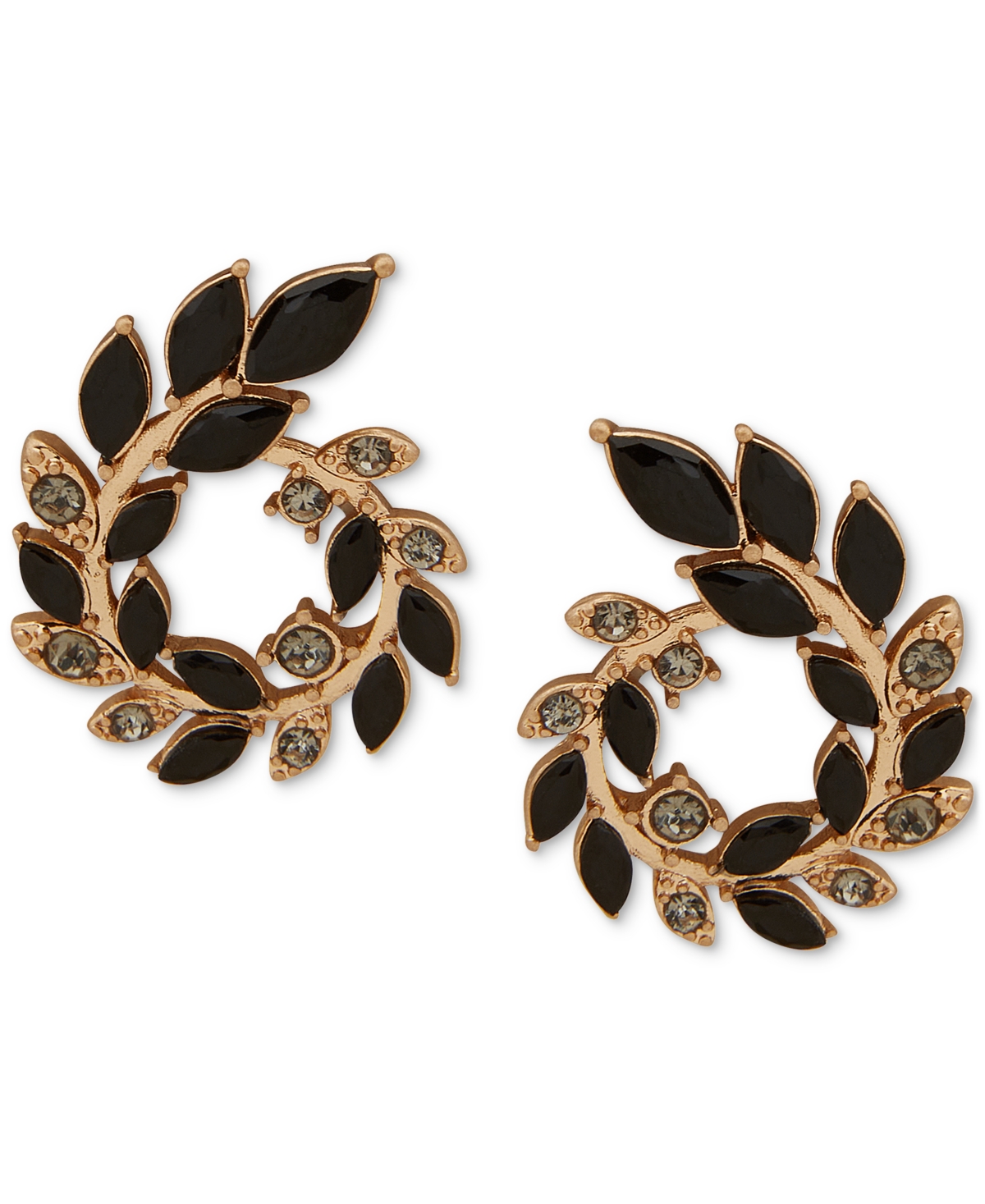 Click here for lonna & lilly Gold-Tone Faux Colored Open Leaf Wre... prices