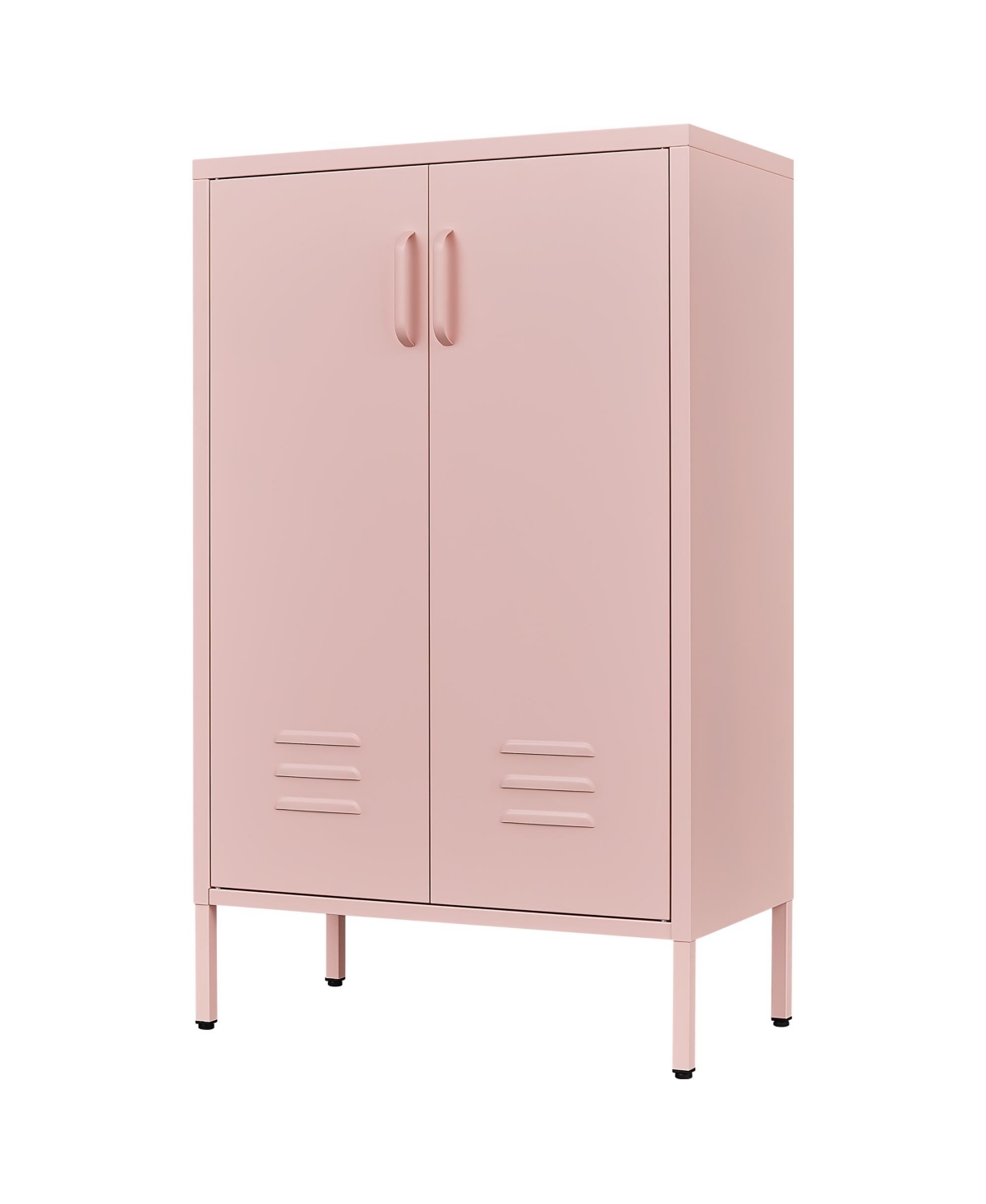 Click here for Streamdale Furniture Pink Steel Double Door Cabine... prices