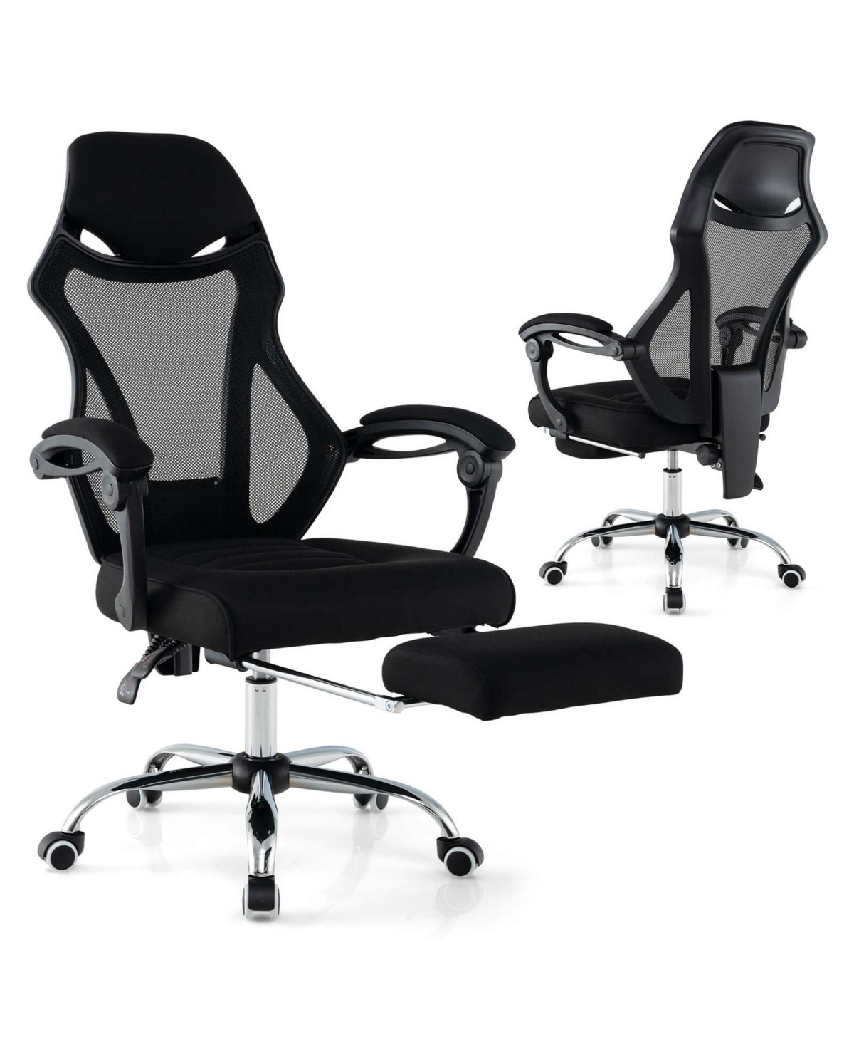 Click here for Costway Ergonomic Mesh Office Chair with Footrest... prices