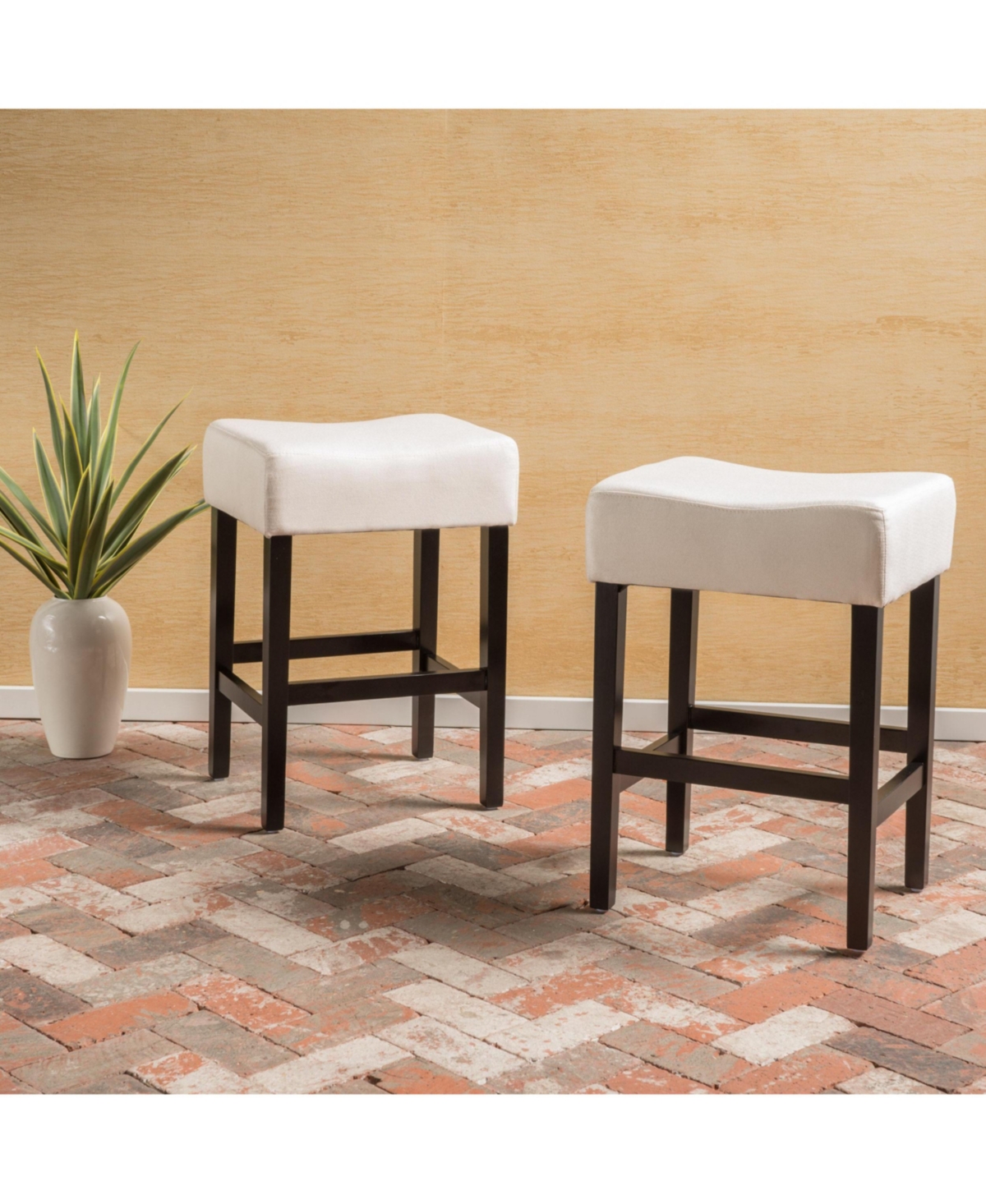 Click here for Streamdale Set Of 2  26.75" Backless Leather... prices
