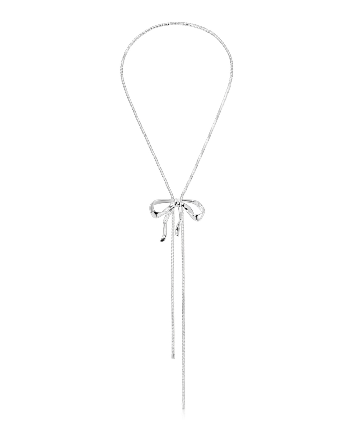 Click here for Ettika Bow Bolo Necklace - Silver prices