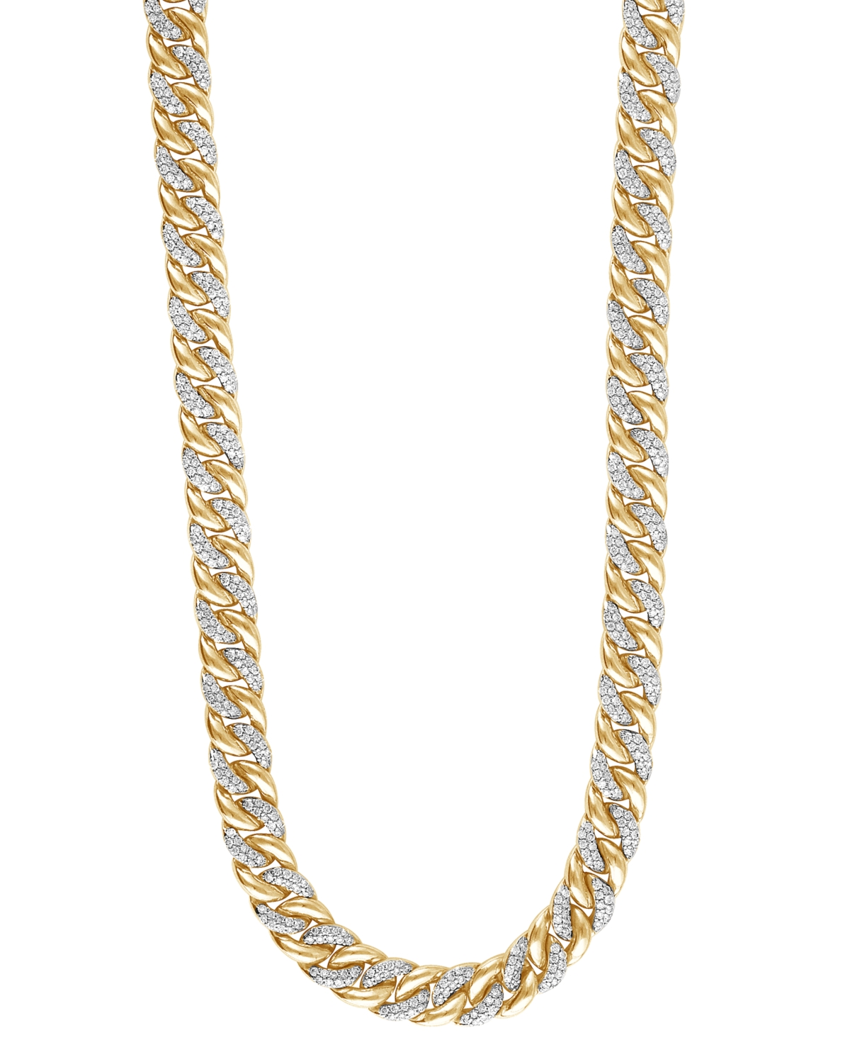 Click here for Mens Diamond Curb Link Chain 22 Statement Necklace... prices
