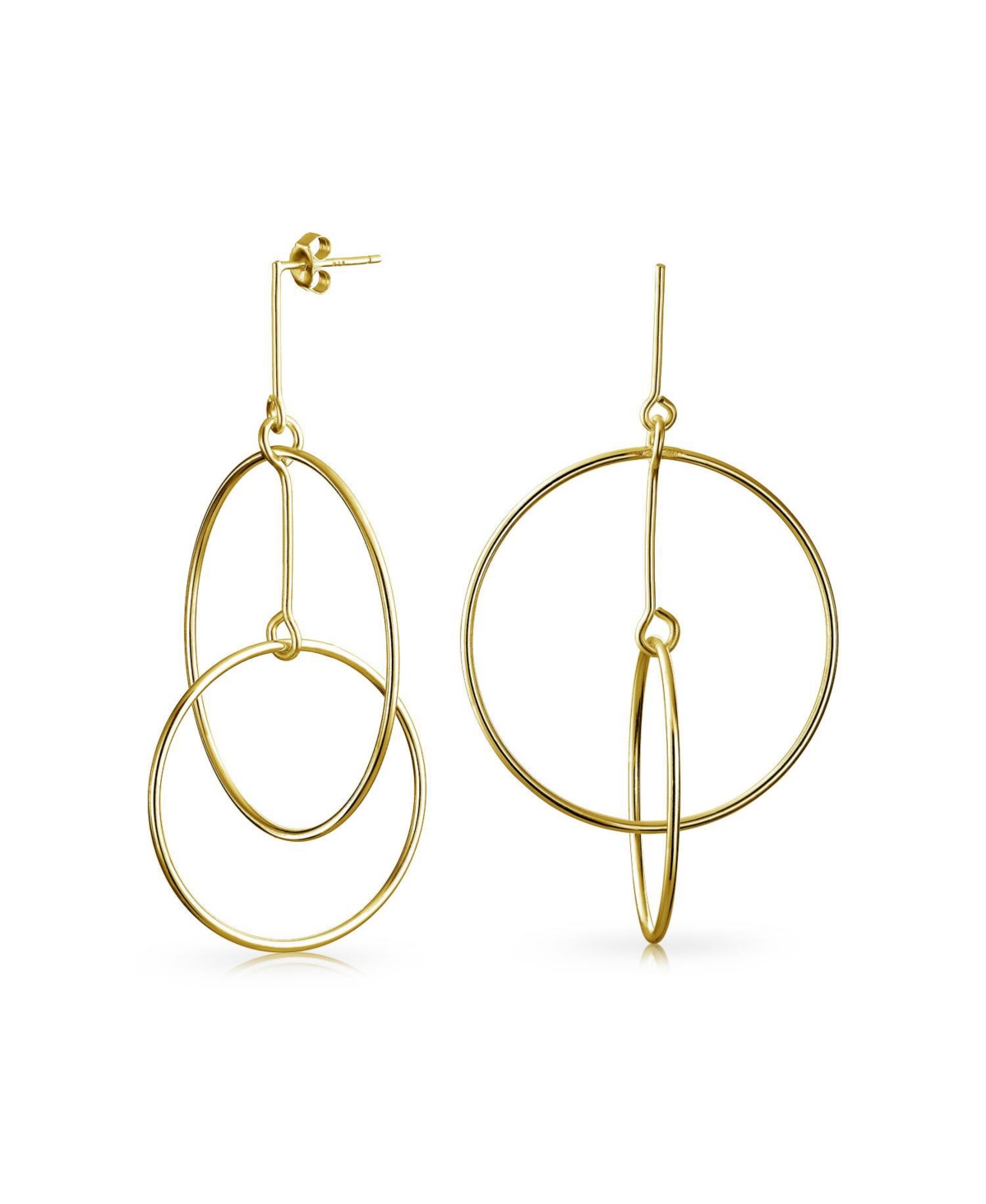 Click here for Bling Jewelry Minimalist Geometric Round Thin One... prices
