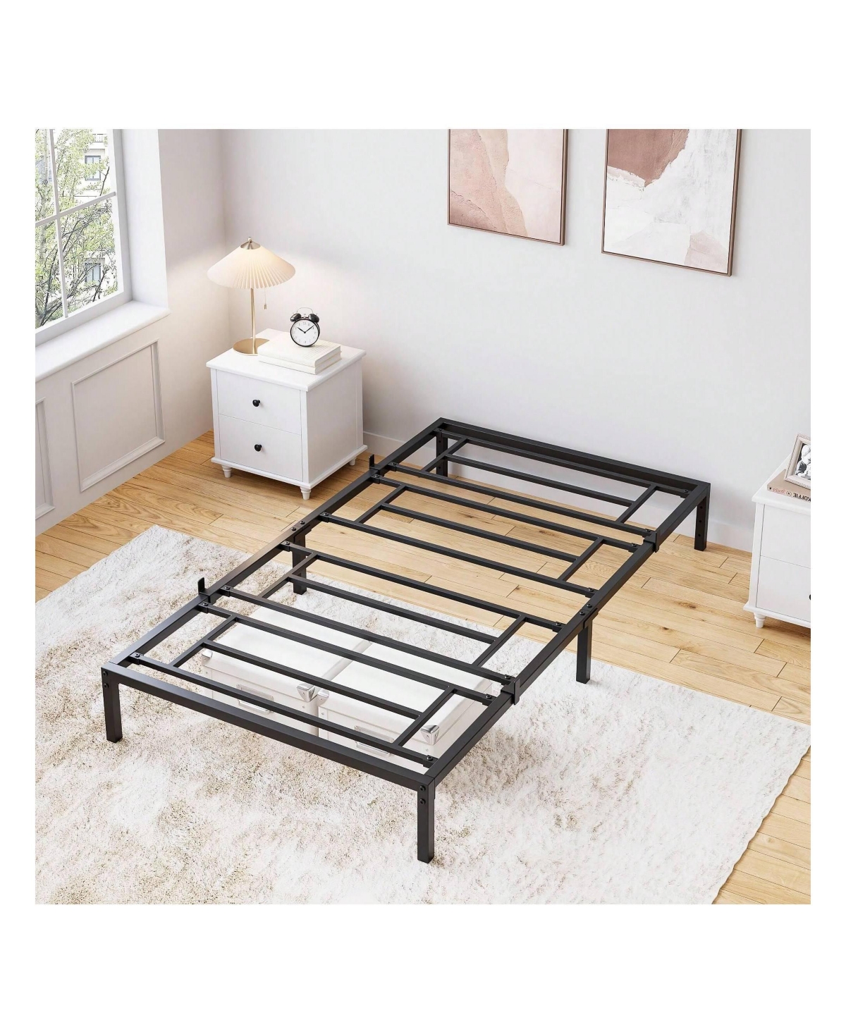 Click here for gaomon 10 Inch Bed Frame  No Box Spring Needed  He... prices