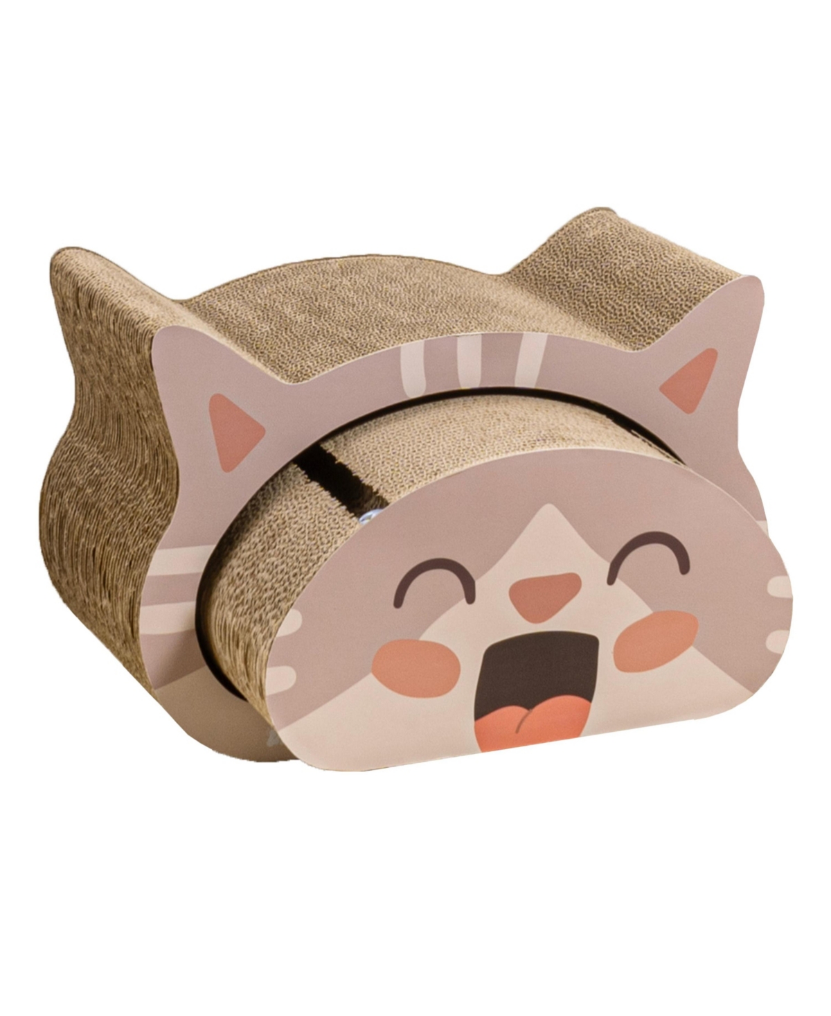 Click here for Opal 19" Modern Cardboard Happy Cat Head 2-in... prices