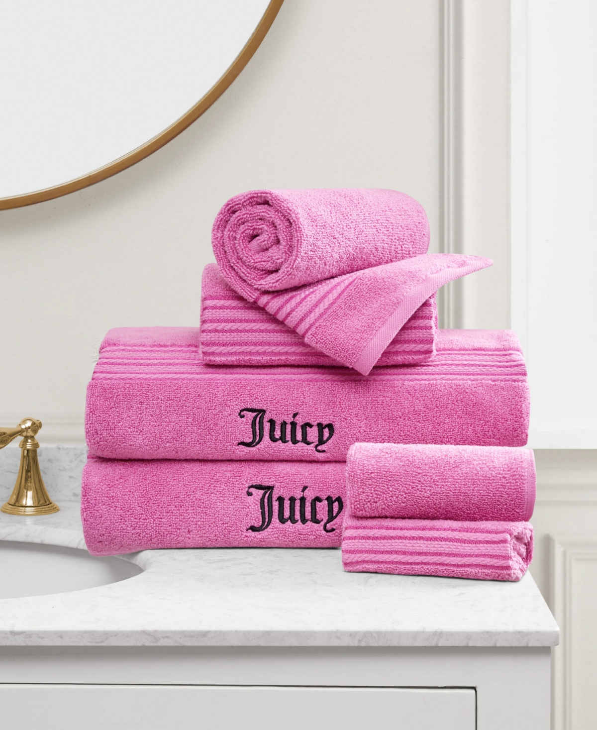 Click here for Juicy Couture Alyssa Cotton 6-Pc. Bath Towel Set -... prices
