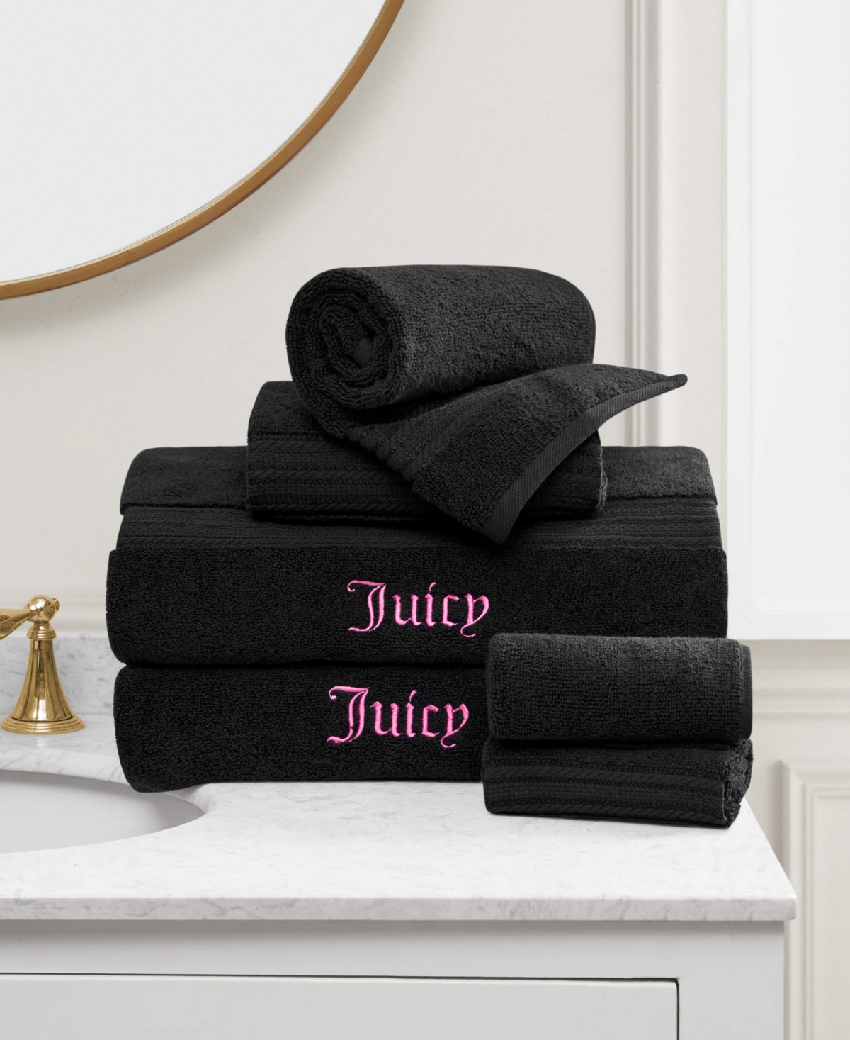 Click here for Juicy Couture Alyssa Cotton 6-Pc. Bath Towel Set -... prices