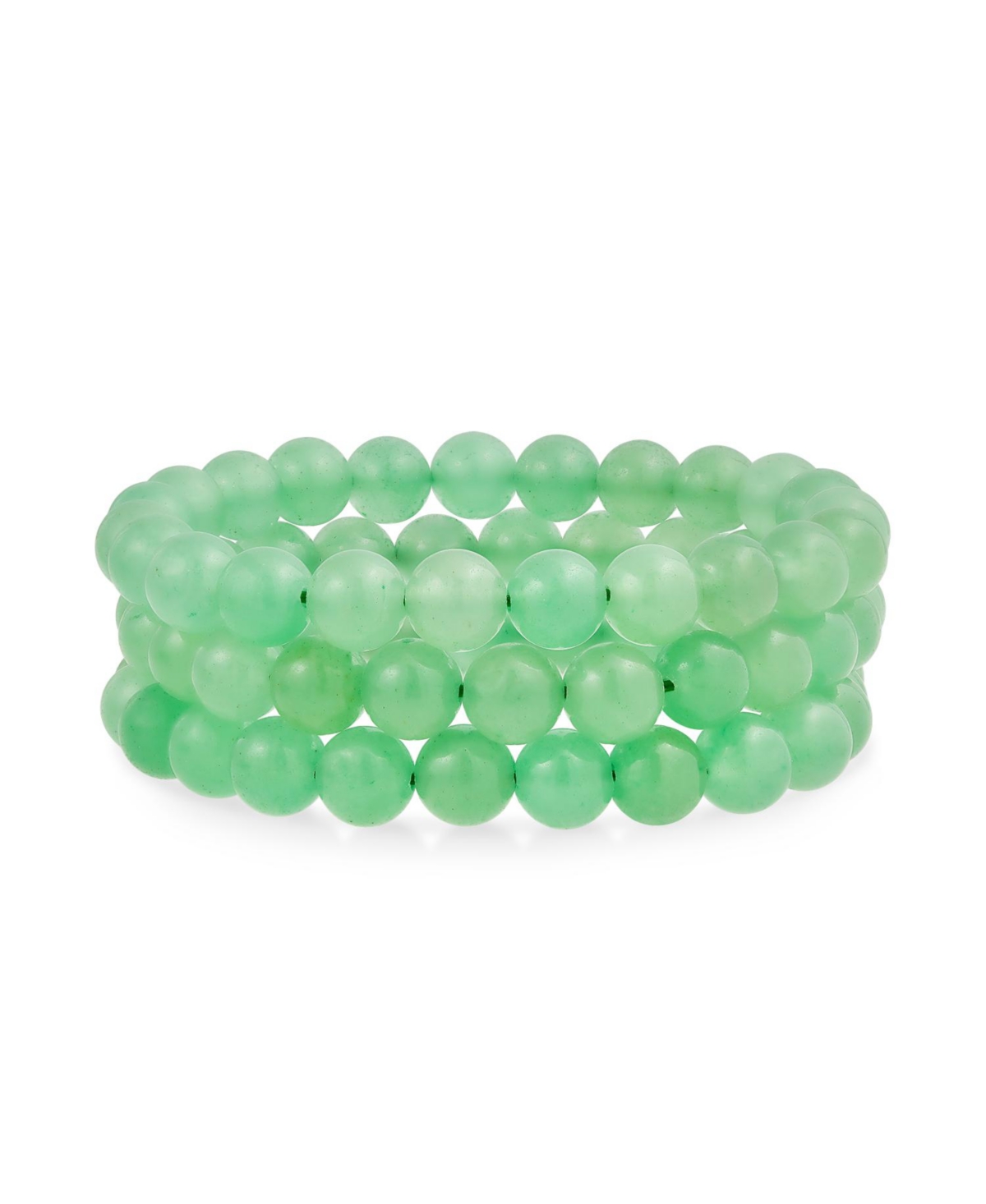 Click here for Bling Jewelry Stackable Set Of 3 Natural Stone Rou... prices