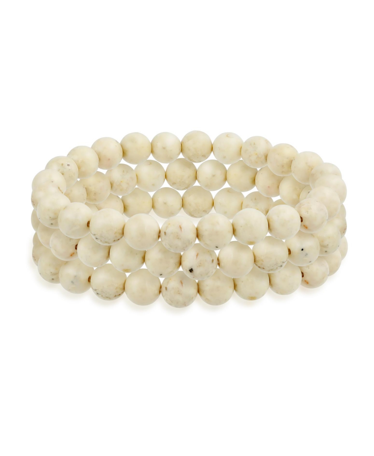 Click here for Bling Jewelry Stackable Set Of 3 Natural Stone Rou... prices