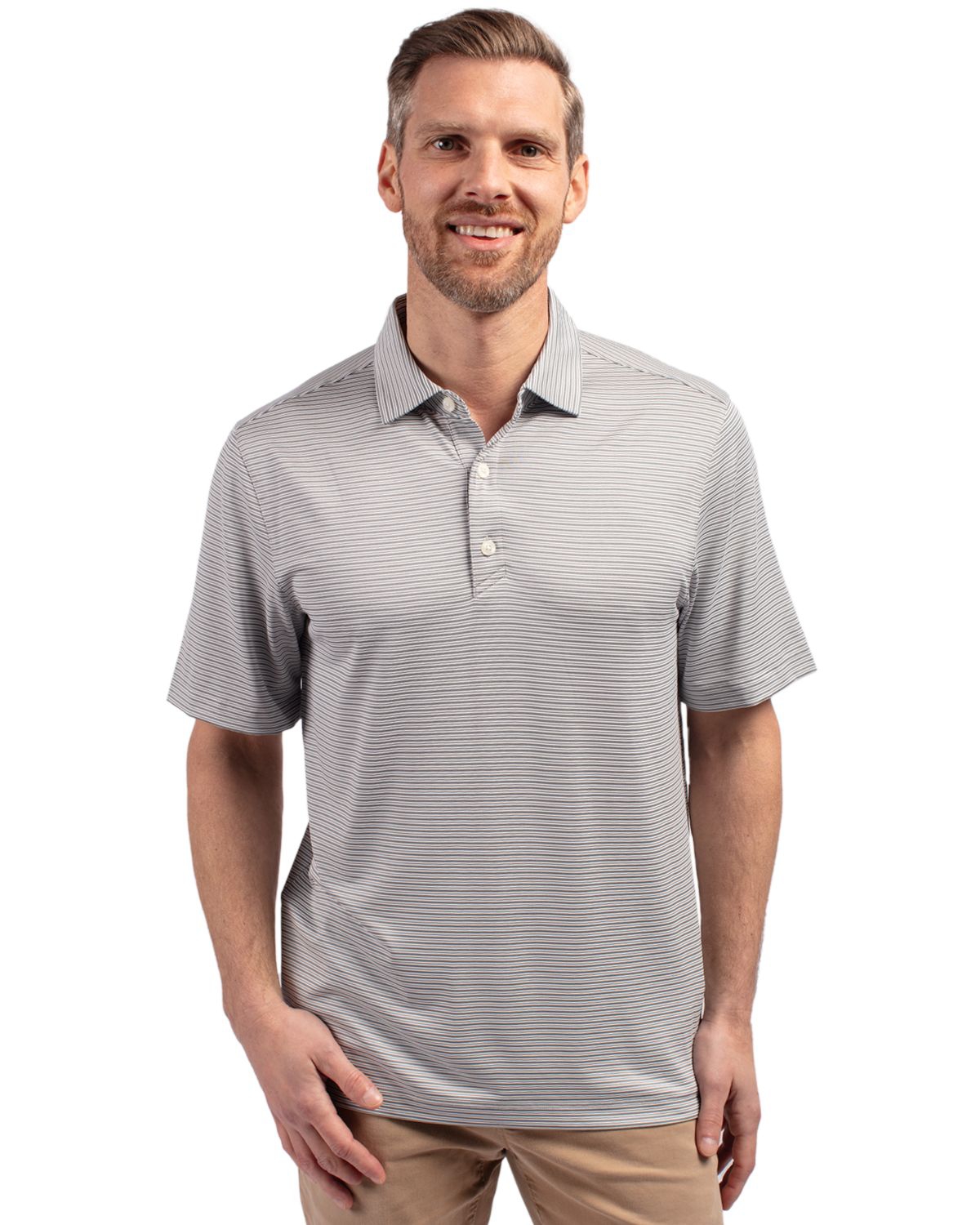 Click here for Cutter & Buck Mens Forge Eco Double Stripe Stretch... prices