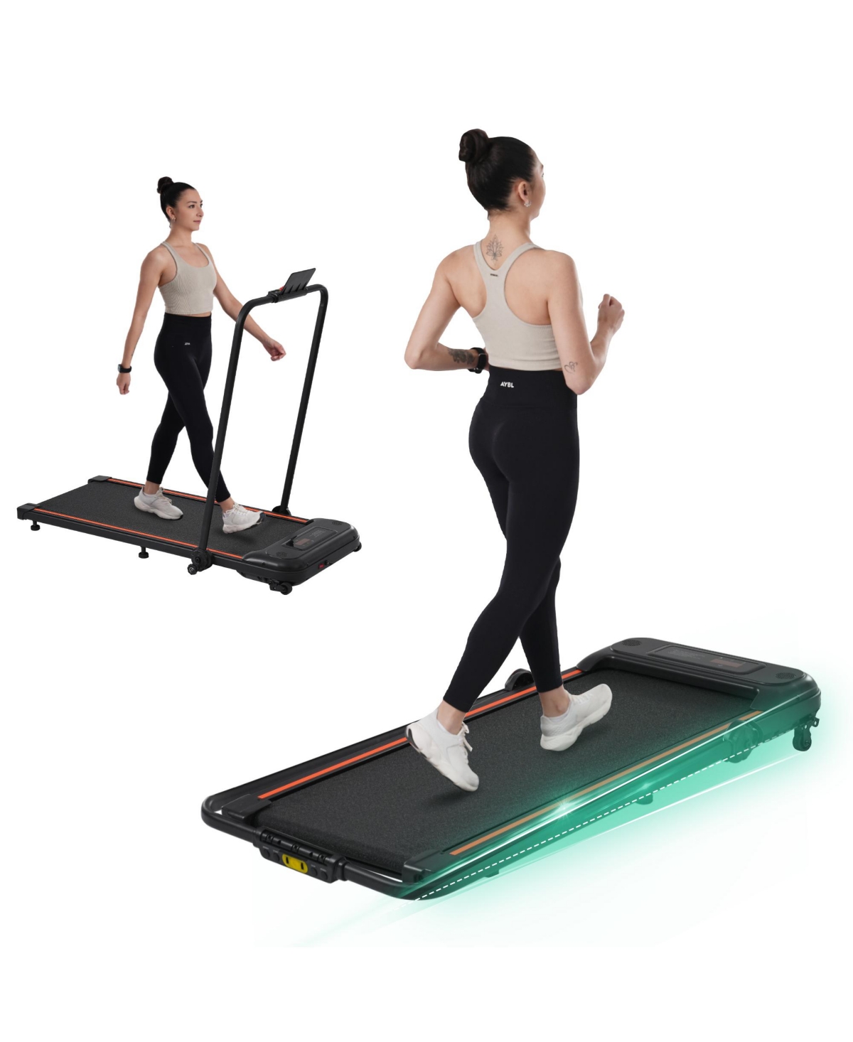 Click here for Slickblue Folding Under-Desk Walking Pad Treadmill... prices