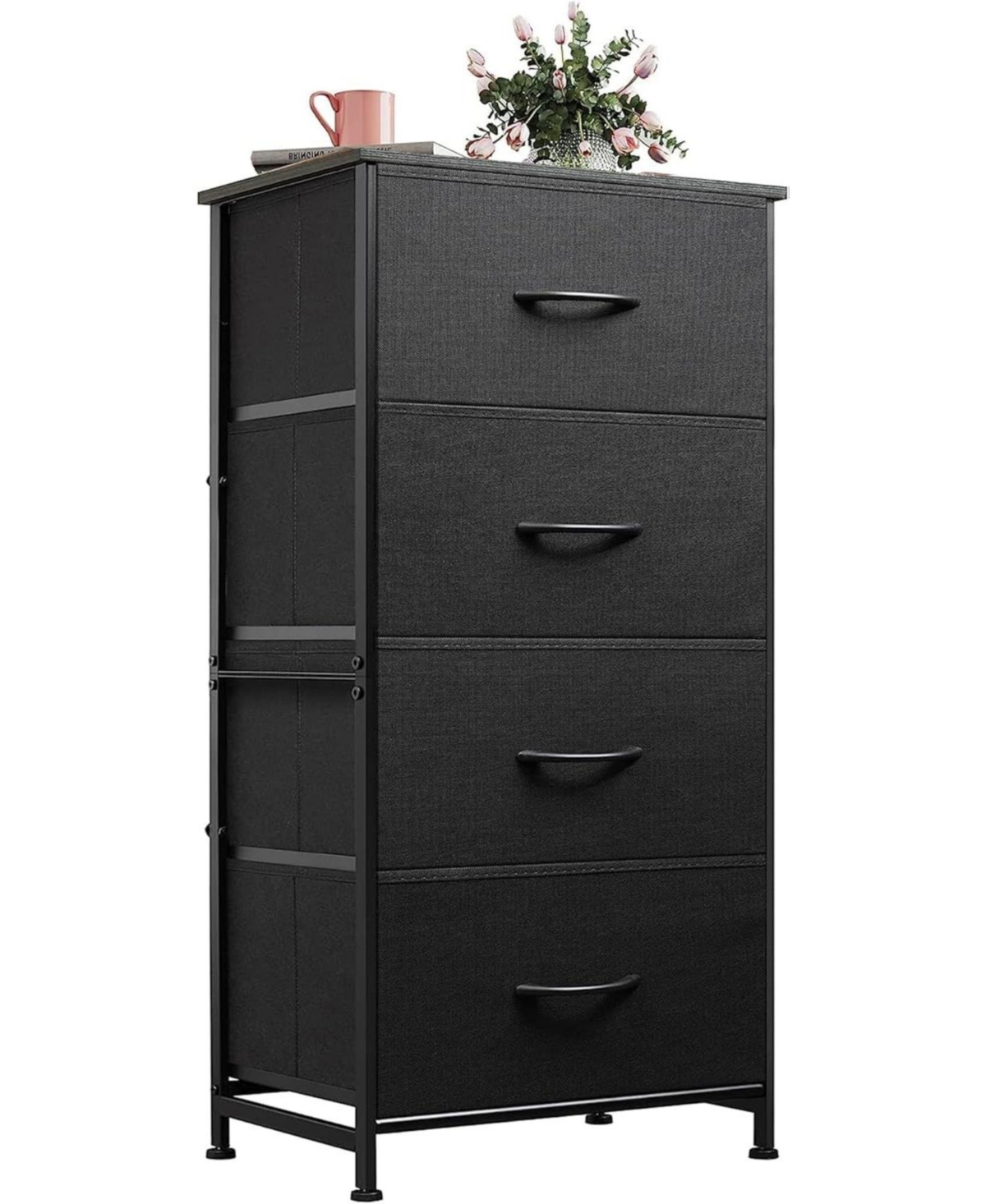 Click here for Wlive Dresser with 4 Drawers Fabric Storage Tower... prices