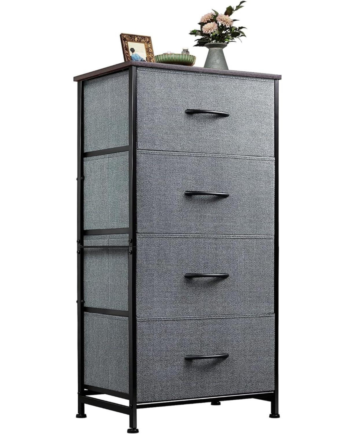 Click here for Wlive Dresser with 4 Drawers Fabric Storage Tower... prices