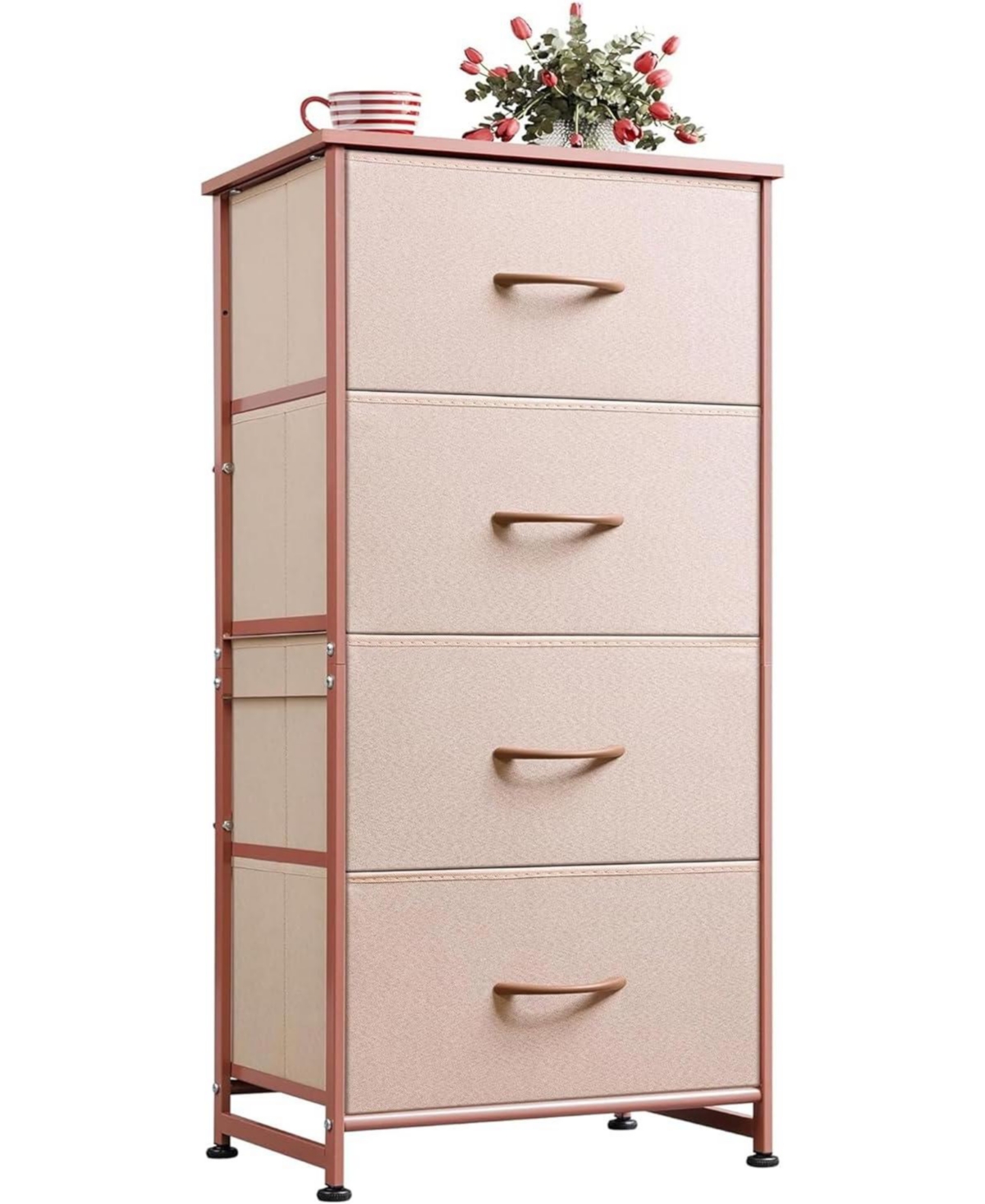 Click here for Wlive Dresser with 4 Drawers Fabric Storage Tower... prices