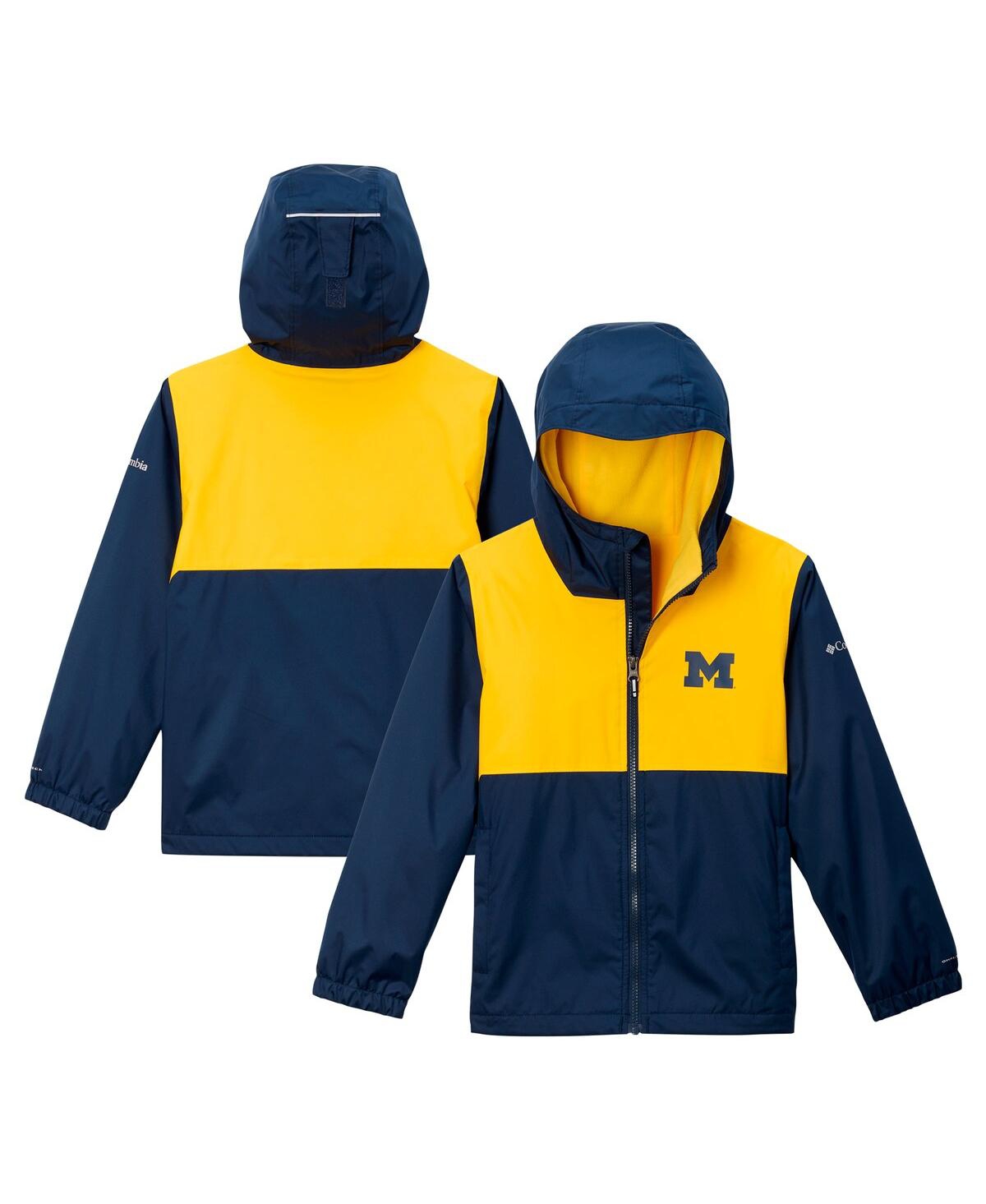 Click here for Columbia Big Boys and Girls Navy Michigan Wolverin... prices