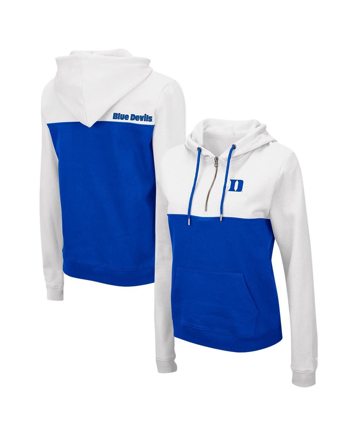 Click here for Colosseum Womens White/Royal Duke Blue Devils Aida... prices