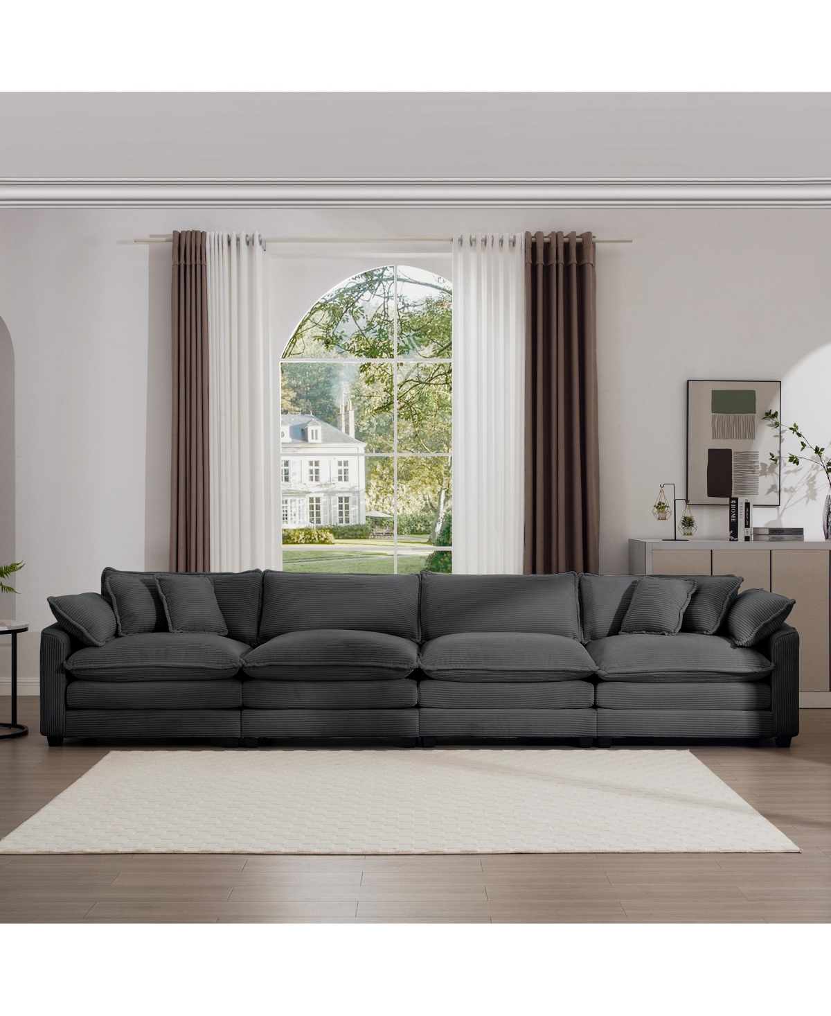 Click here for Streamdale Furniture Corduroy Sofa  Modern Upholst... prices