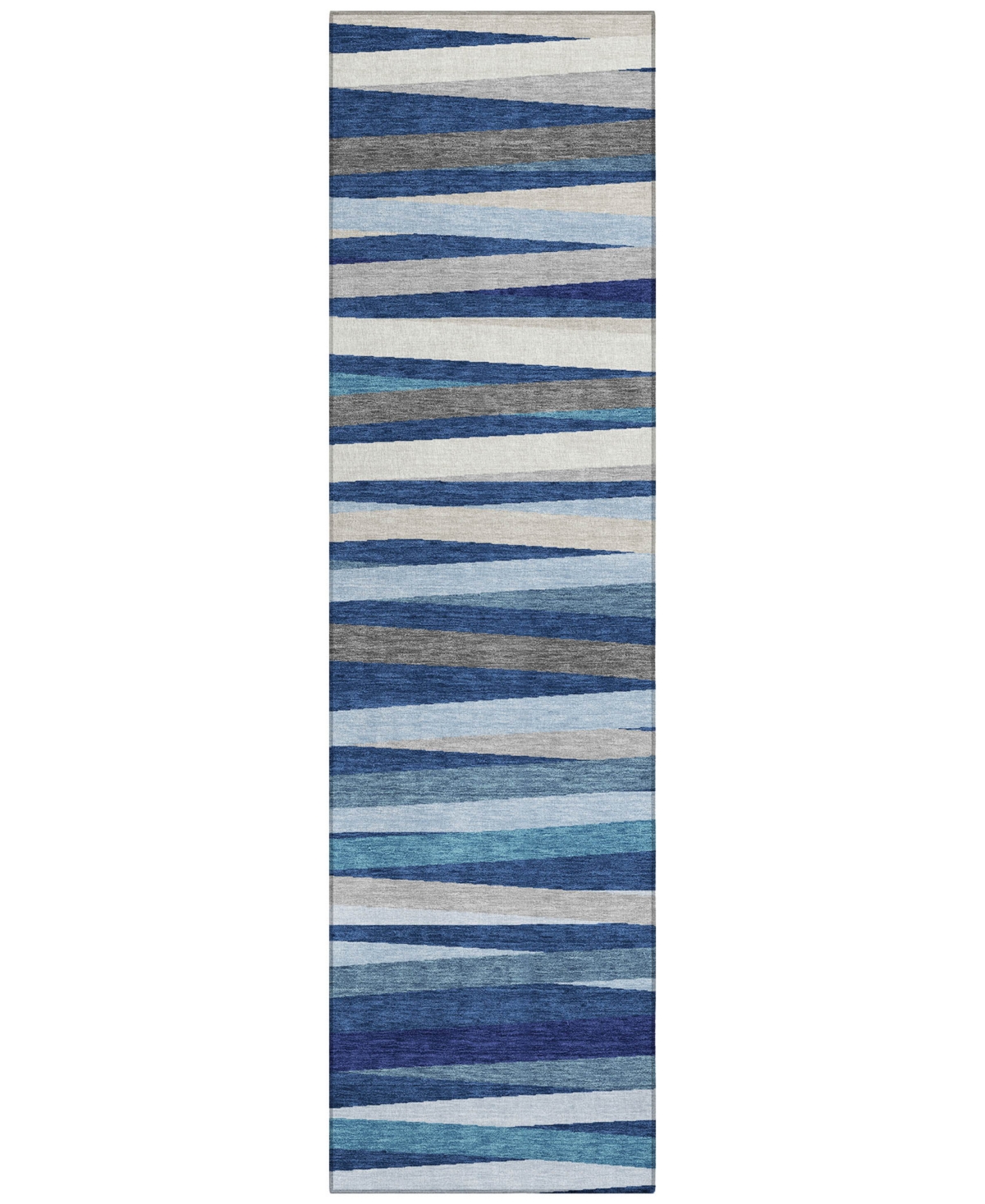Addison Chantille Machine Washable ACN997 23x76 Runner Area Rug - Navy