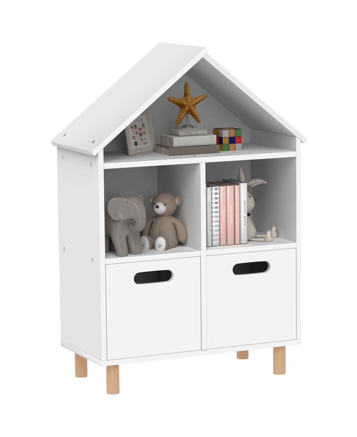 Click here for Qaba 3 Tier Kids Bookshelf with Two Drawers  for K... prices