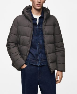 Mango Men's Thermoregulating Waterproof Padded Jacket - Macy's