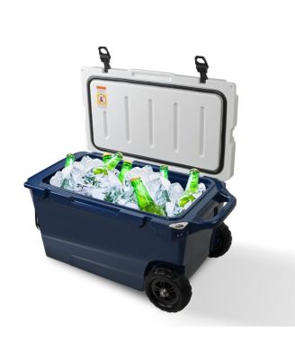 Slickblue 50 Qt Portable Car Refrigerator Heavy Duty Ice Freezer Cooler ...