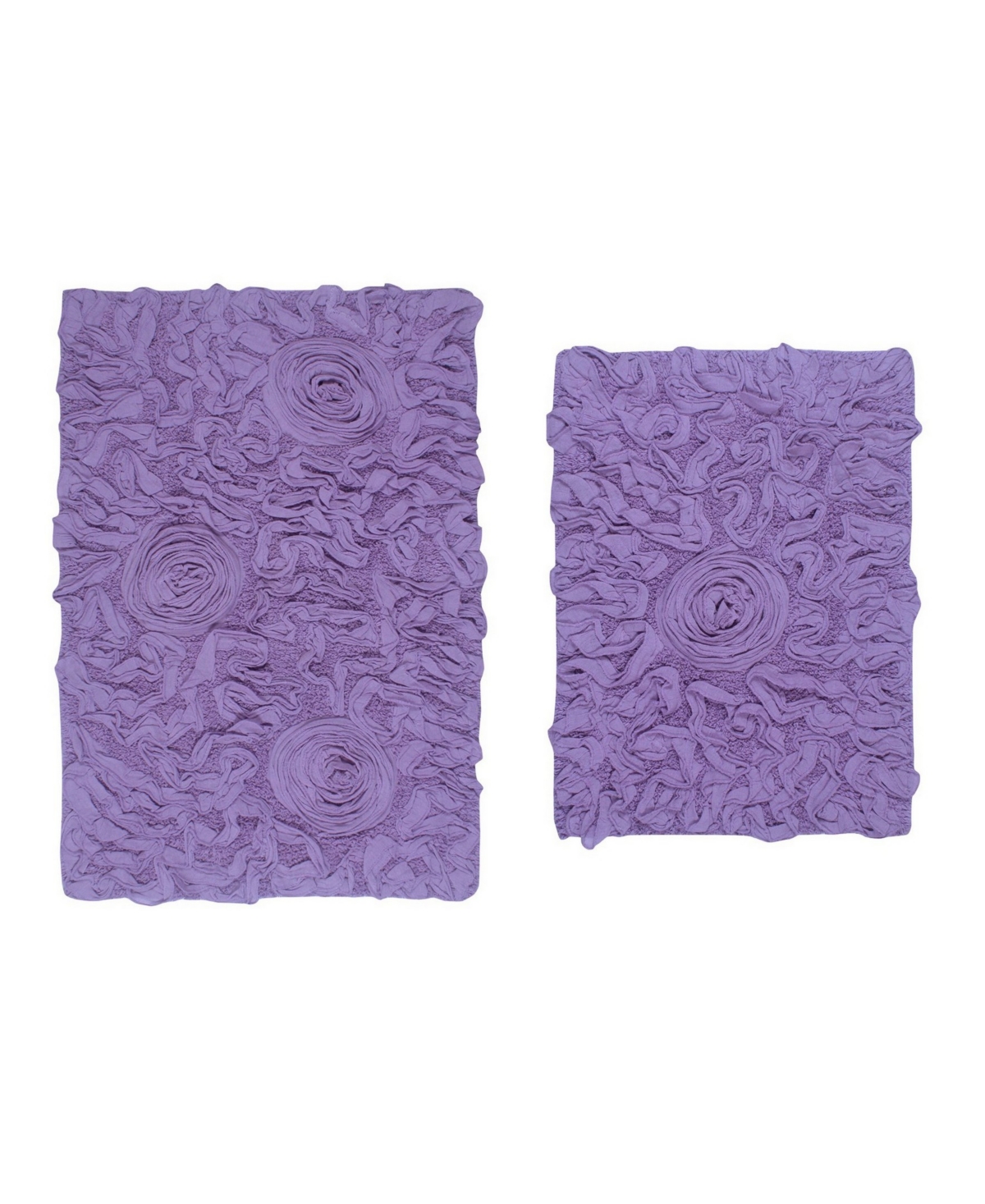 Click here for Home Weavers Bell Flower 2-Pc. Bath Rug Set - Purp... prices