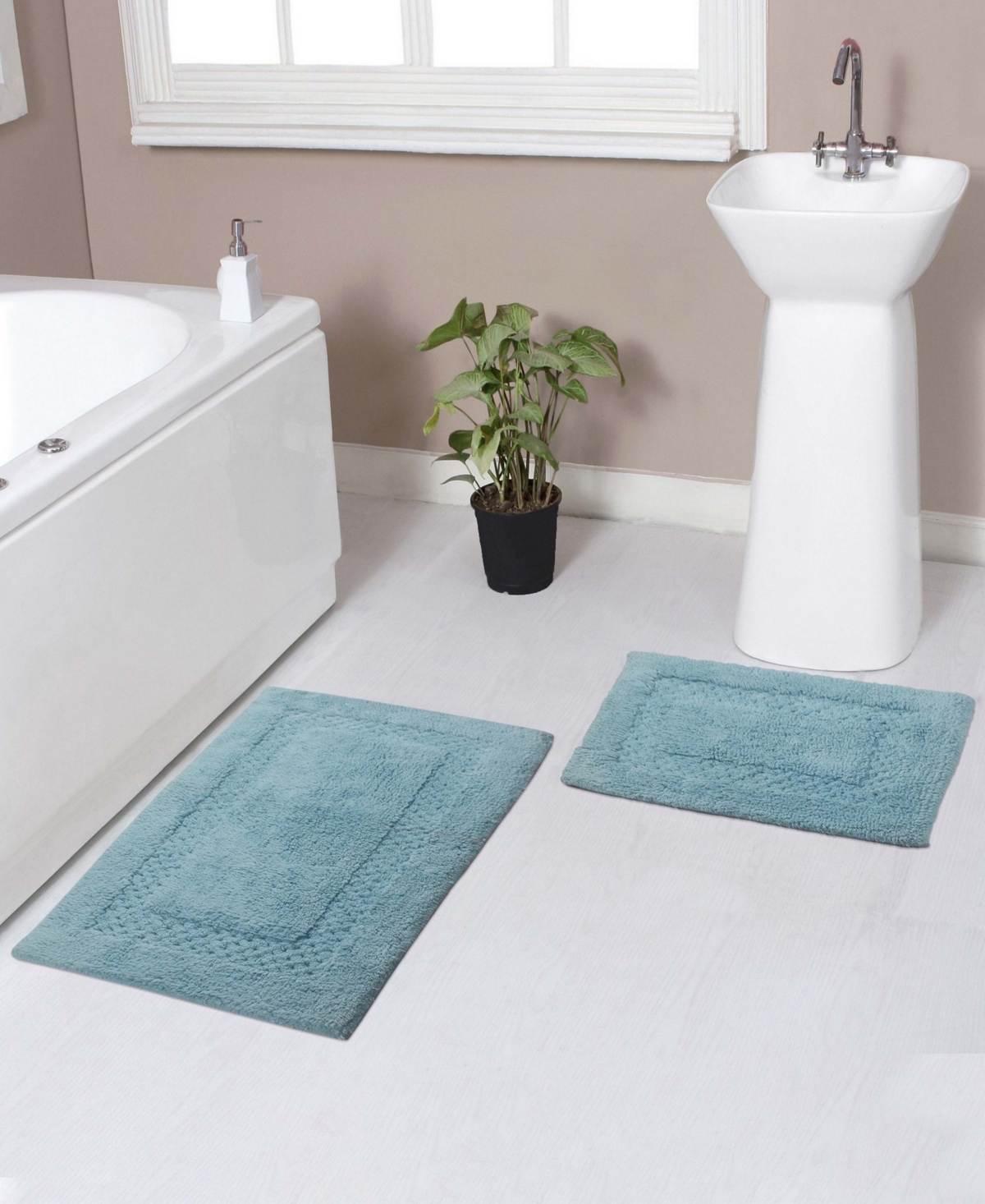 Click here for Home Weavers Classy 2-Pc. Bath Rug Set - Gray prices