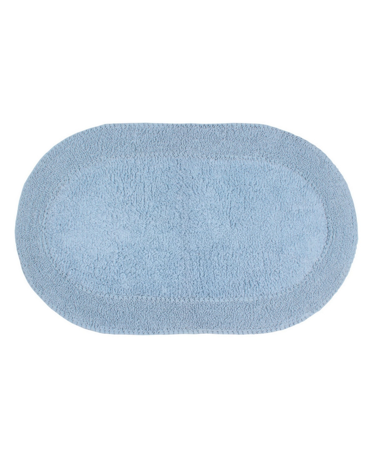 Click here for Home Weavers Double Ruffle Bath Rug  24 x 40 - Blu... prices