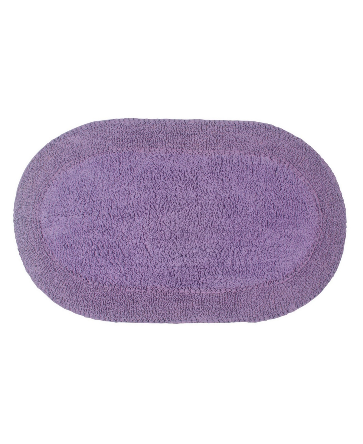 Click here for Home Weavers Double Ruffle Bath Rug  24 x 40 - Pur... prices