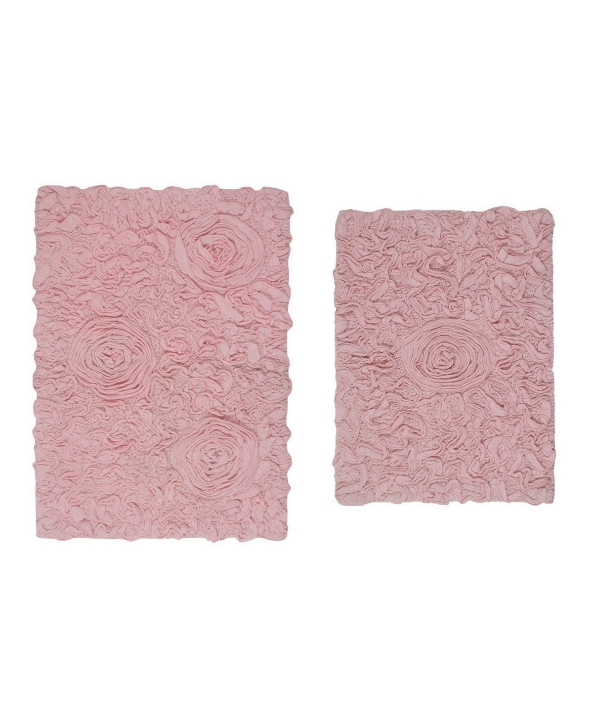 Click here for Home Weavers Bell Flower 2-Pc. Bath Rug Set - Pink prices