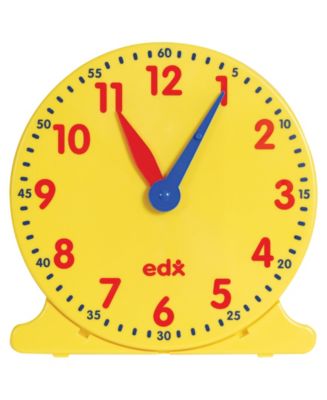 Learning Advantage Geared 12-Hour Time Clock, Demonstration Size - Macy's