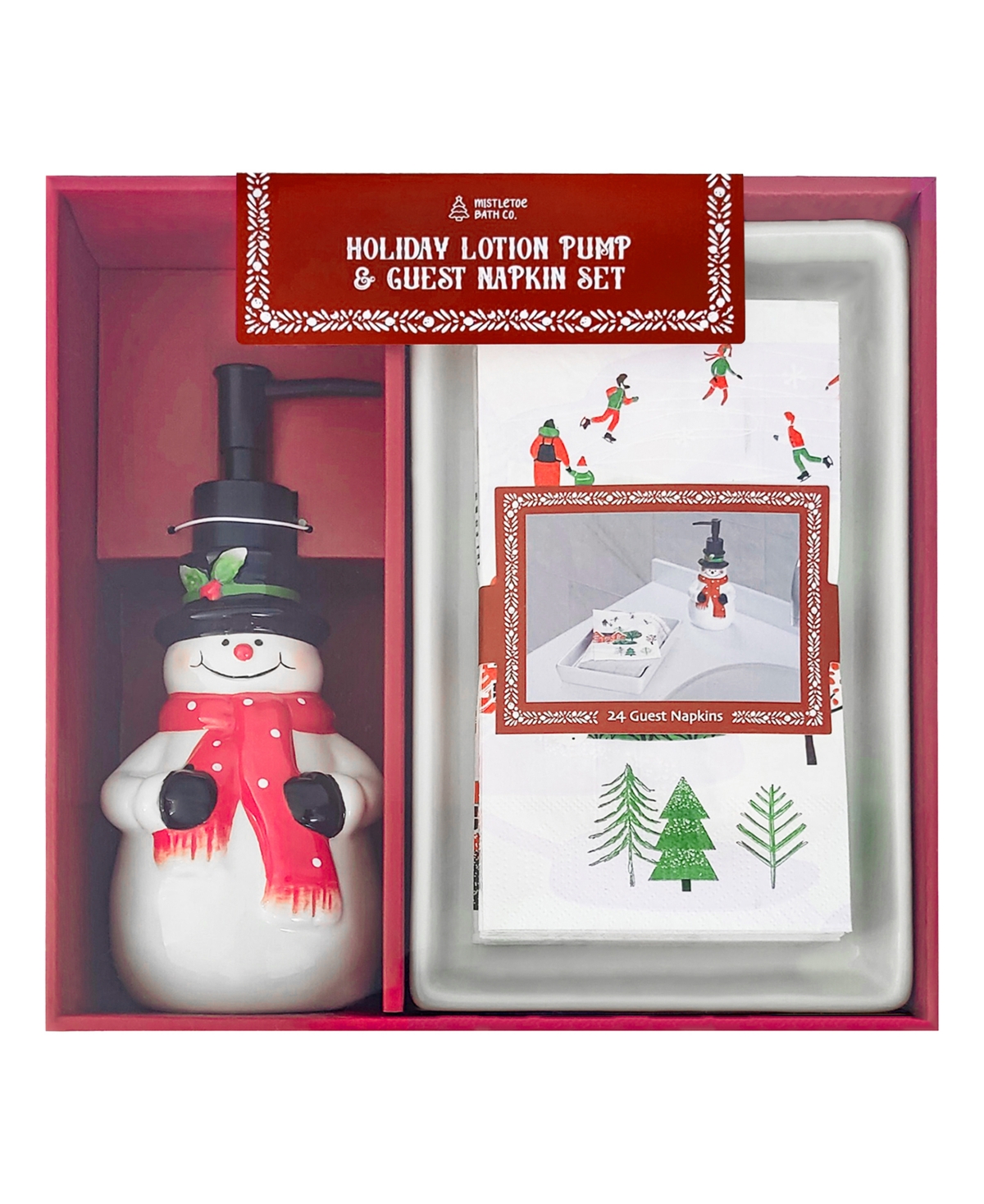 Click here for Mistletoe Bath Co. Snowman 3-Pc. Bathroom Accessor... prices