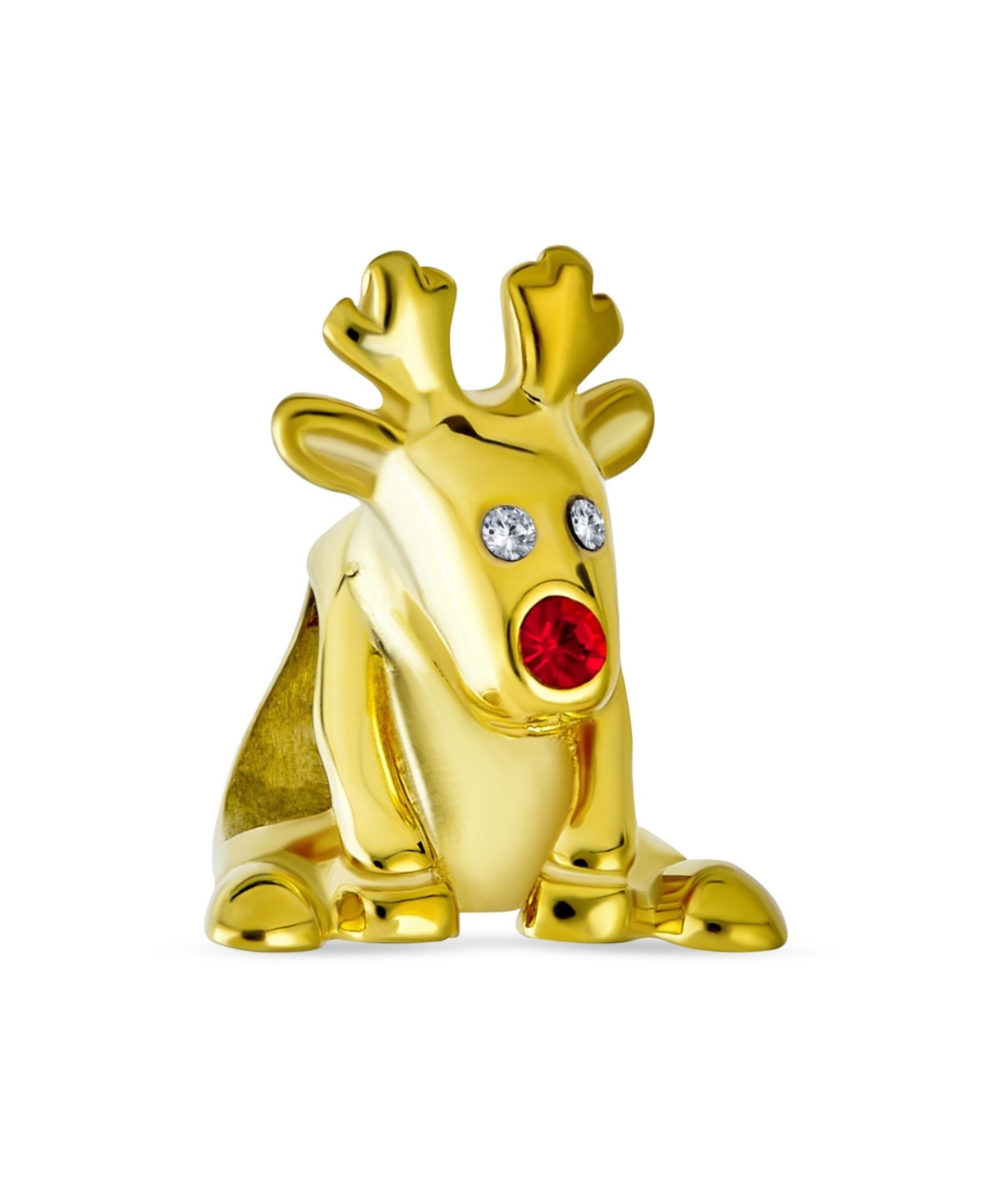 Click here for Bling Jewelry Christmas Charm Bead Caribou Elk Rei... prices