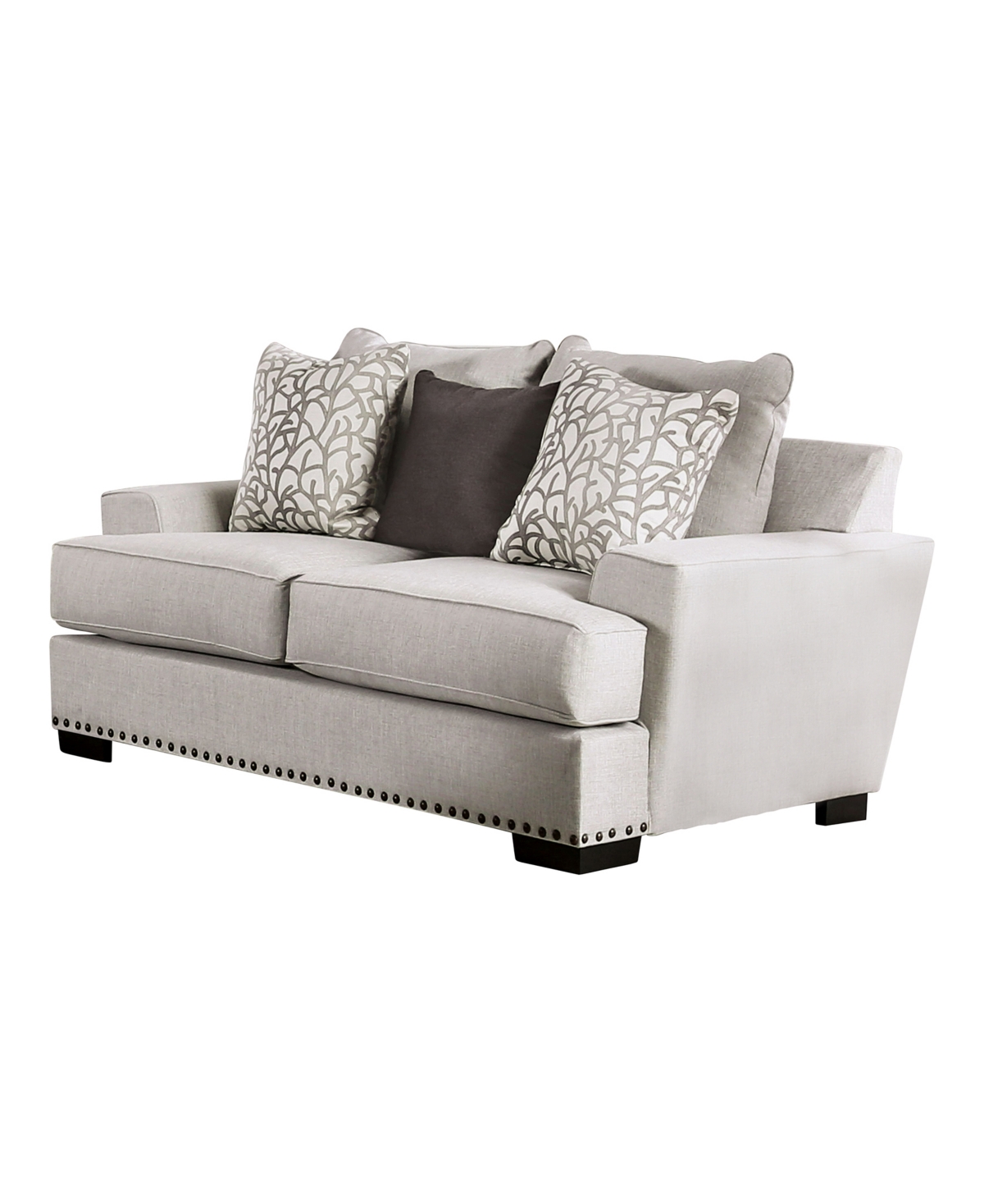 Click here for Furniture of America 75 Sedrev Linen 2-Seater Trac... prices