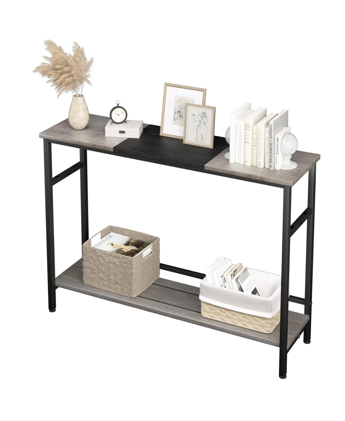 Click here for gaomon Console Table  Color Block Entryway Table w... prices