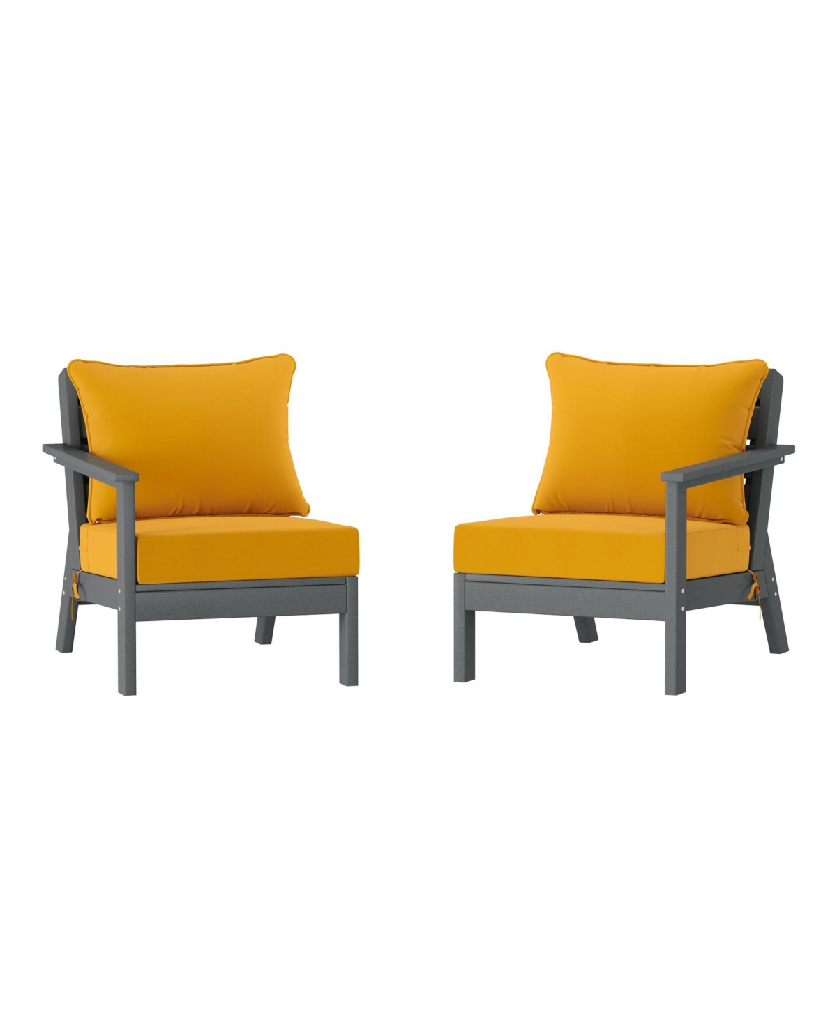 Click here for WestinTrends Outdoor Patio Hdpe Gray Loveseat Sofa... prices