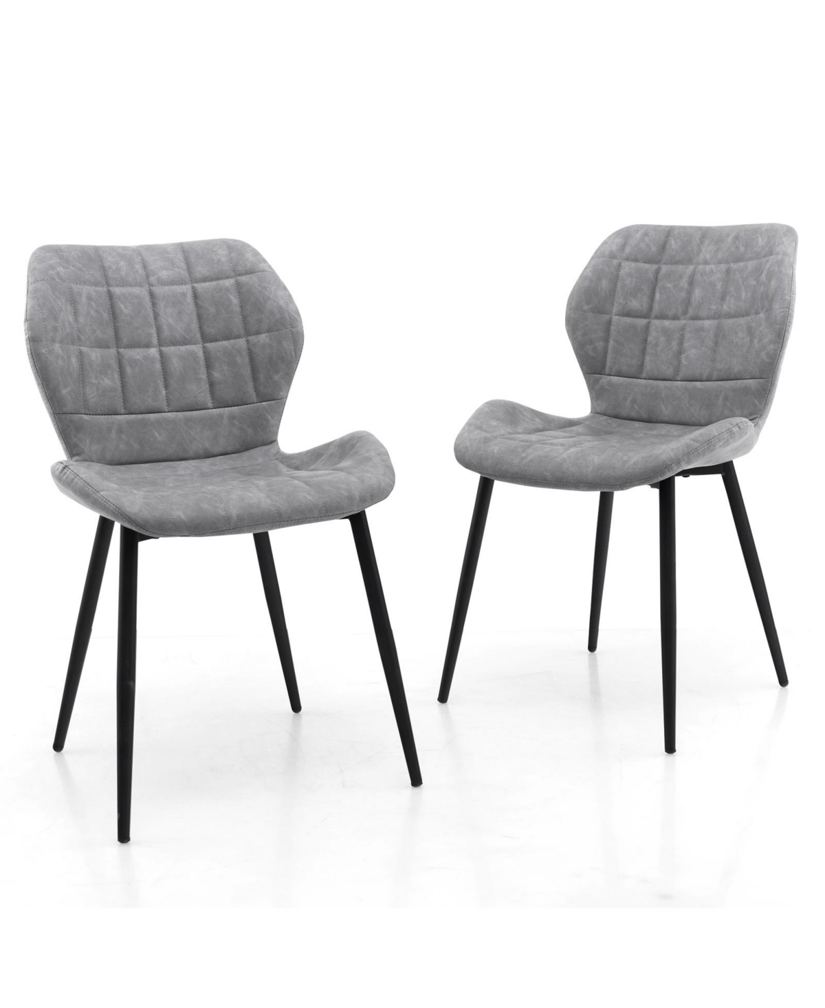 Click here for Gouun Dining Chairs Set of 2 with Padded Back Meta... prices