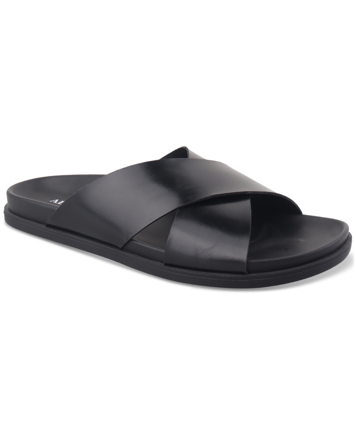 Click here for Alfanis Mens Wallacce Slip-On Sandals - Black prices