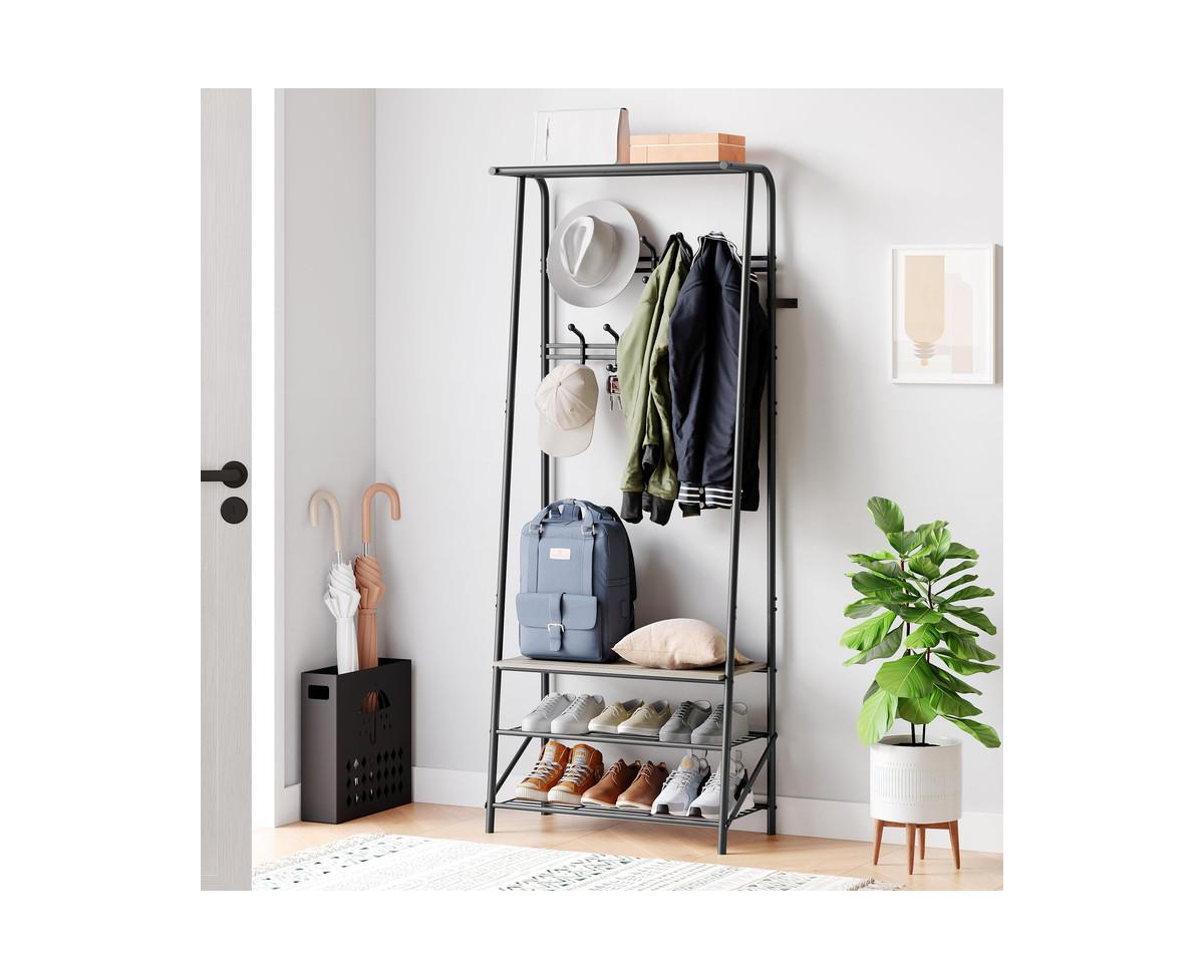 Click here for gaomon Coat Rack Shoe Bench with 10 Hooks  Hall Tr... prices