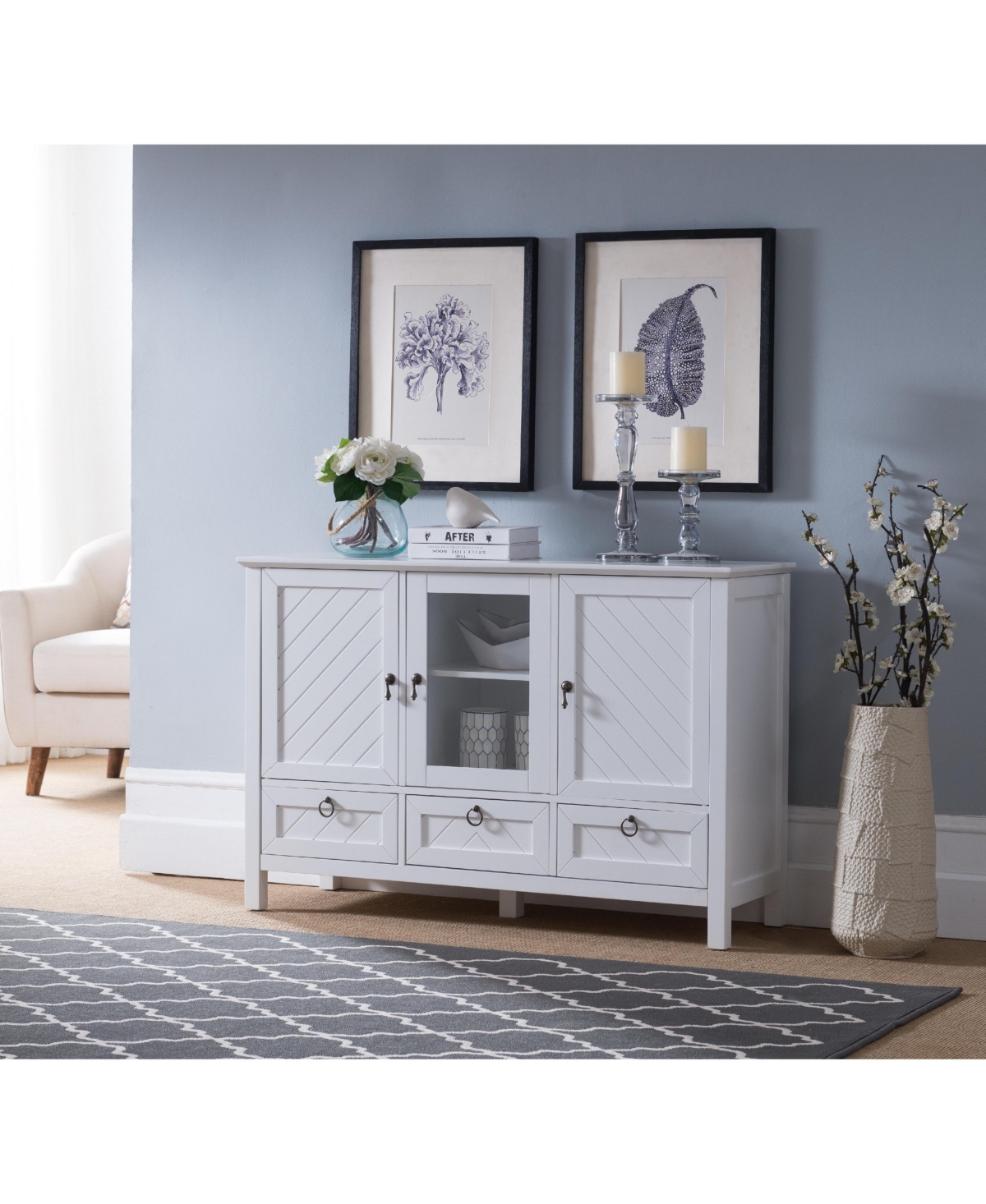 Click here for Kings Brand Furniture Evans Sideboard Buffet Conso... prices