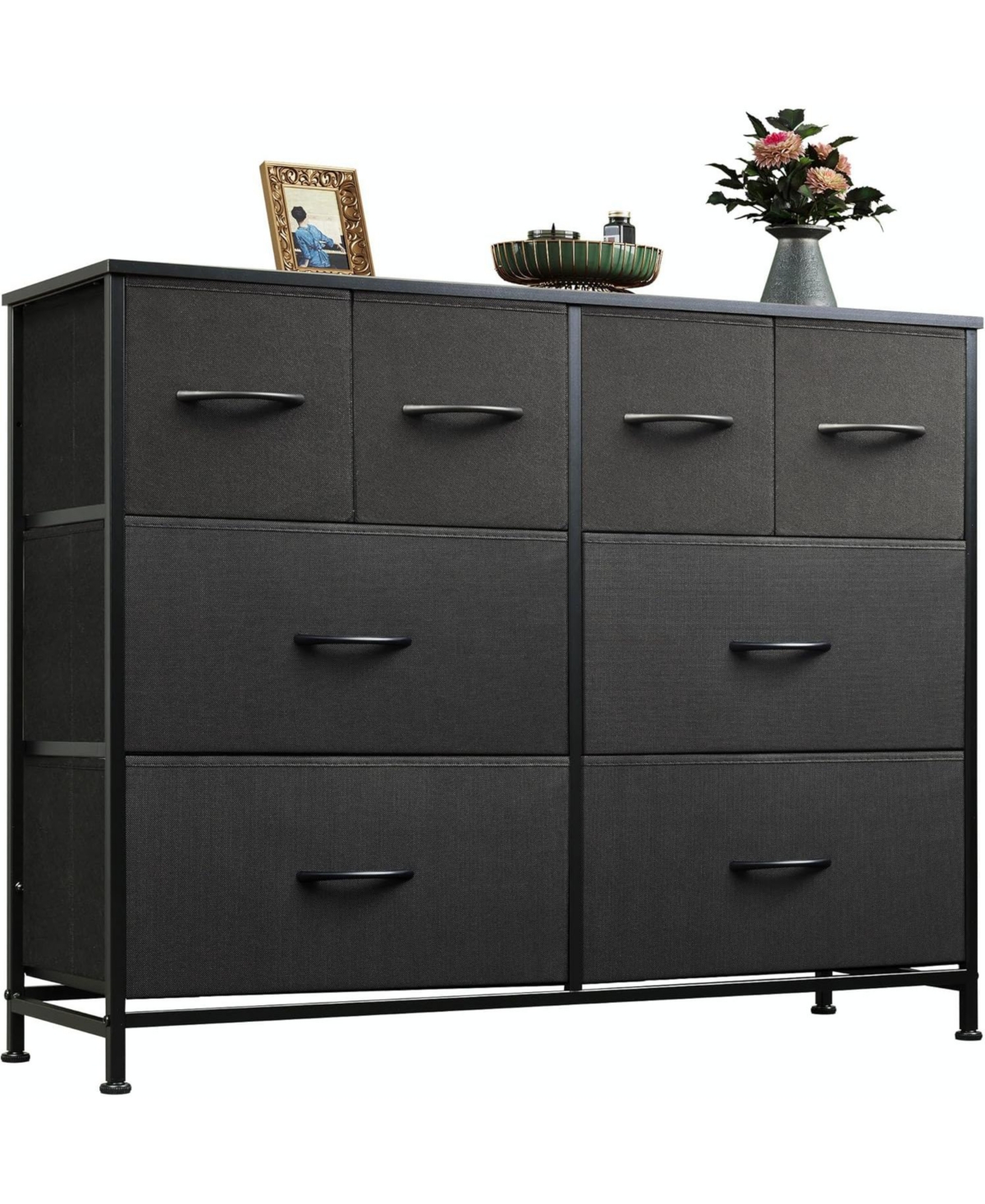 Click here for Wlive Dresser for Bedroom with 8 Drawers Wide Fabr... prices