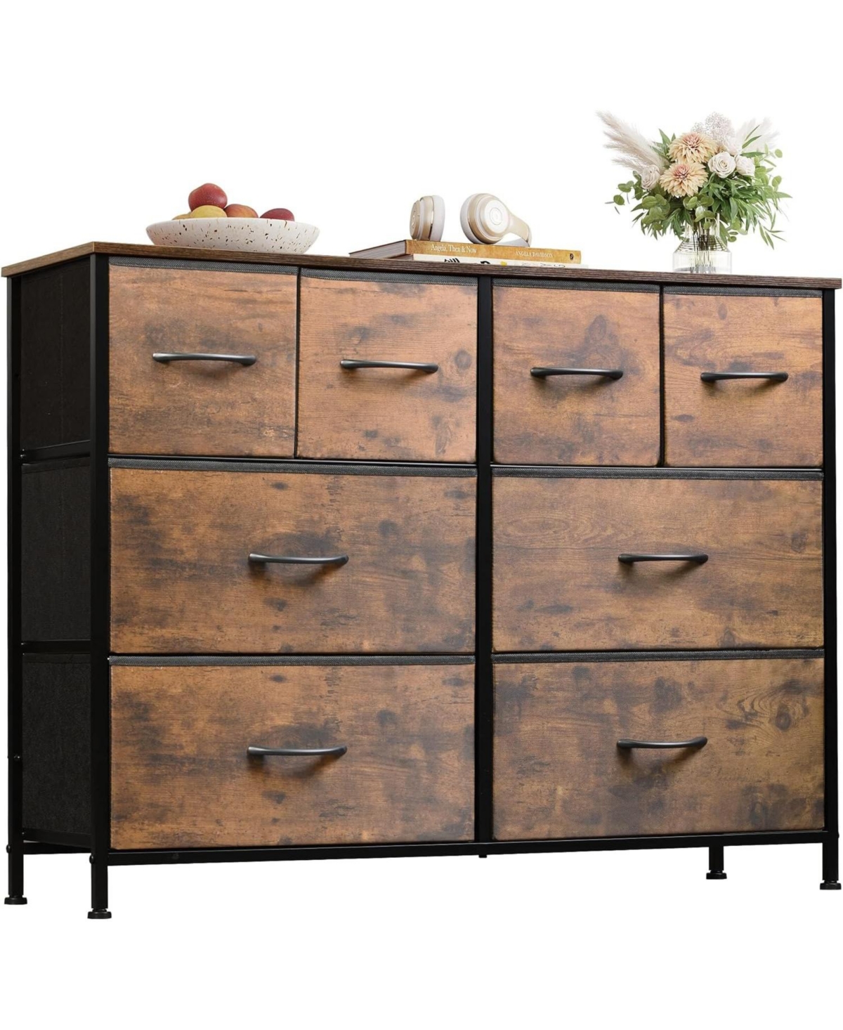 Click here for Wlive Dresser for Bedroom with 8 Drawers Wide Fabr... prices