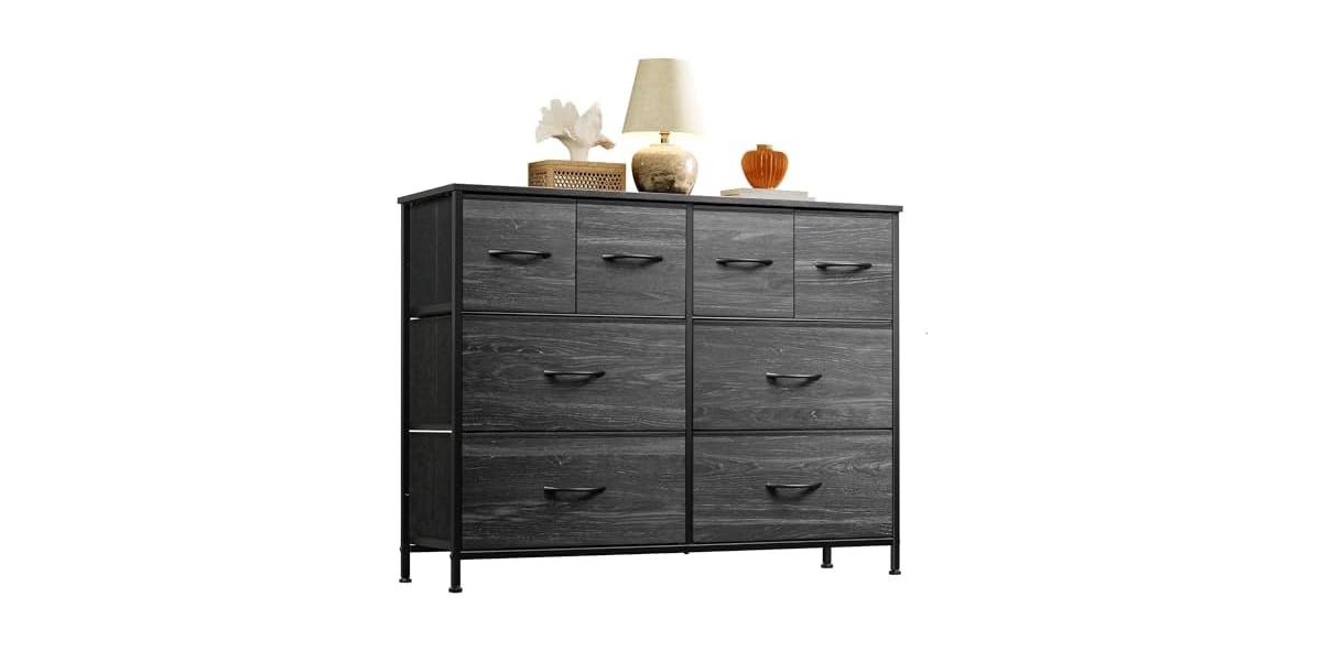Click here for Wlive Dresser for Bedroom with 8 Drawers Wide Fabr... prices