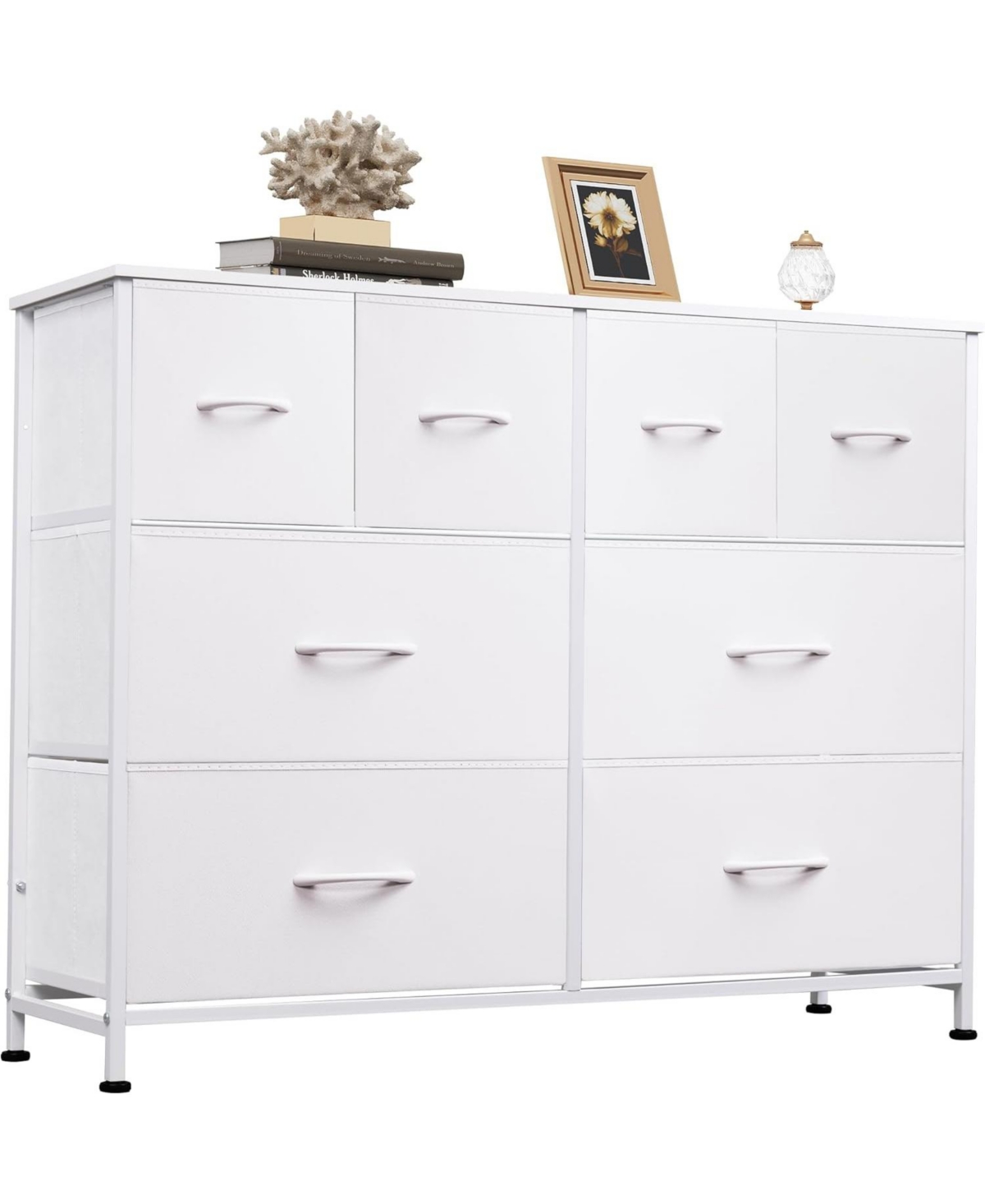Click here for Wlive Dresser for Bedroom with 8 Drawers Wide Fabr... prices