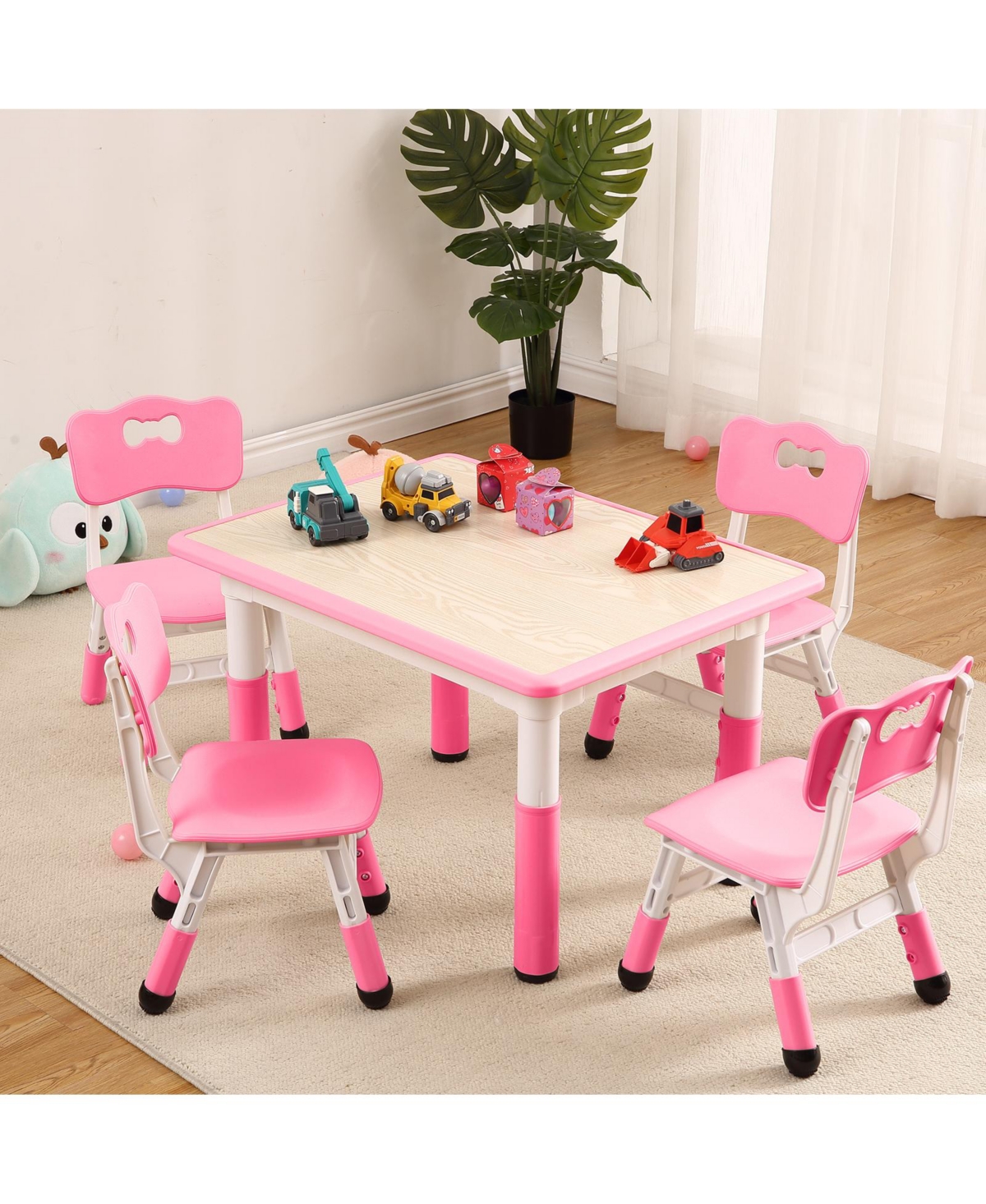 Click here for gaomon Kids Table and Chairs Set  Toddler Height A... prices