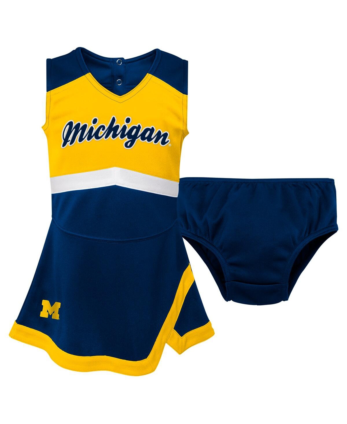 Click here for Outerstuff Big Girls Navy Michigan Wolverines Chee... prices